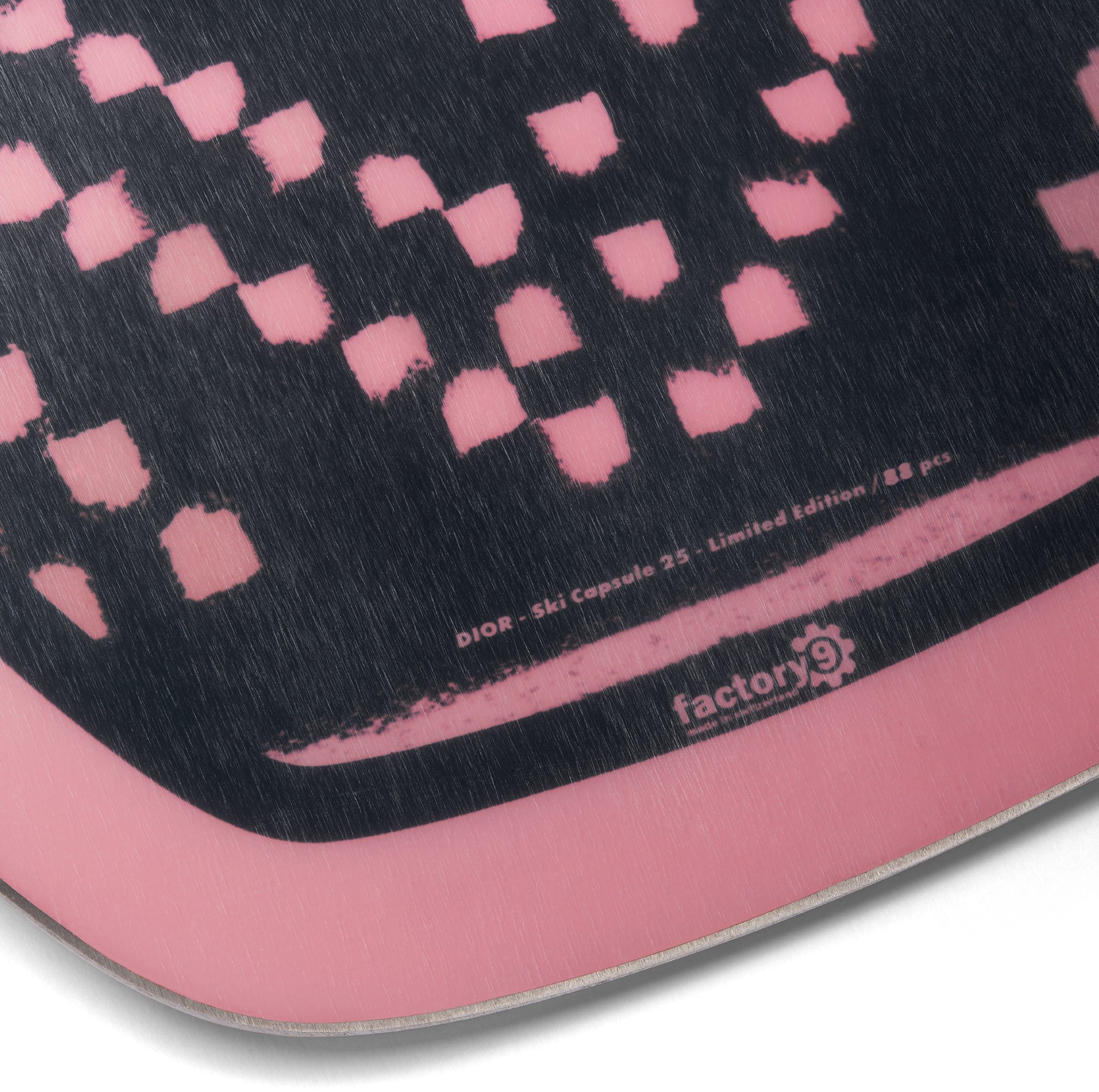 DIOR AND LEWIS HAMILTON Snowboard - 153 CM Pink and Black with DIOR AND ...