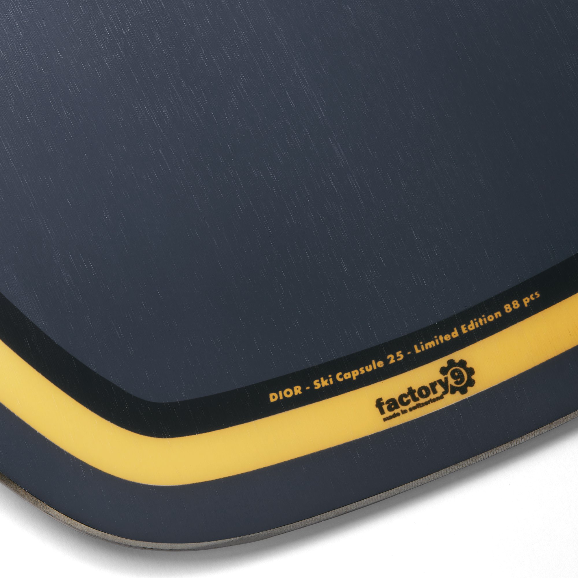 DIOR AND LEWIS HAMILTON Snowboard - 161 CM Black and Yellow with DIOR ...