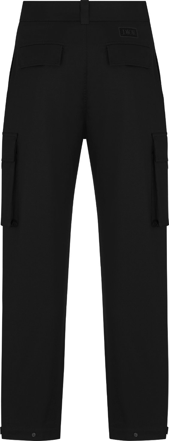 Cargo Pants Black Stretch Cotton Gabardine | DIOR