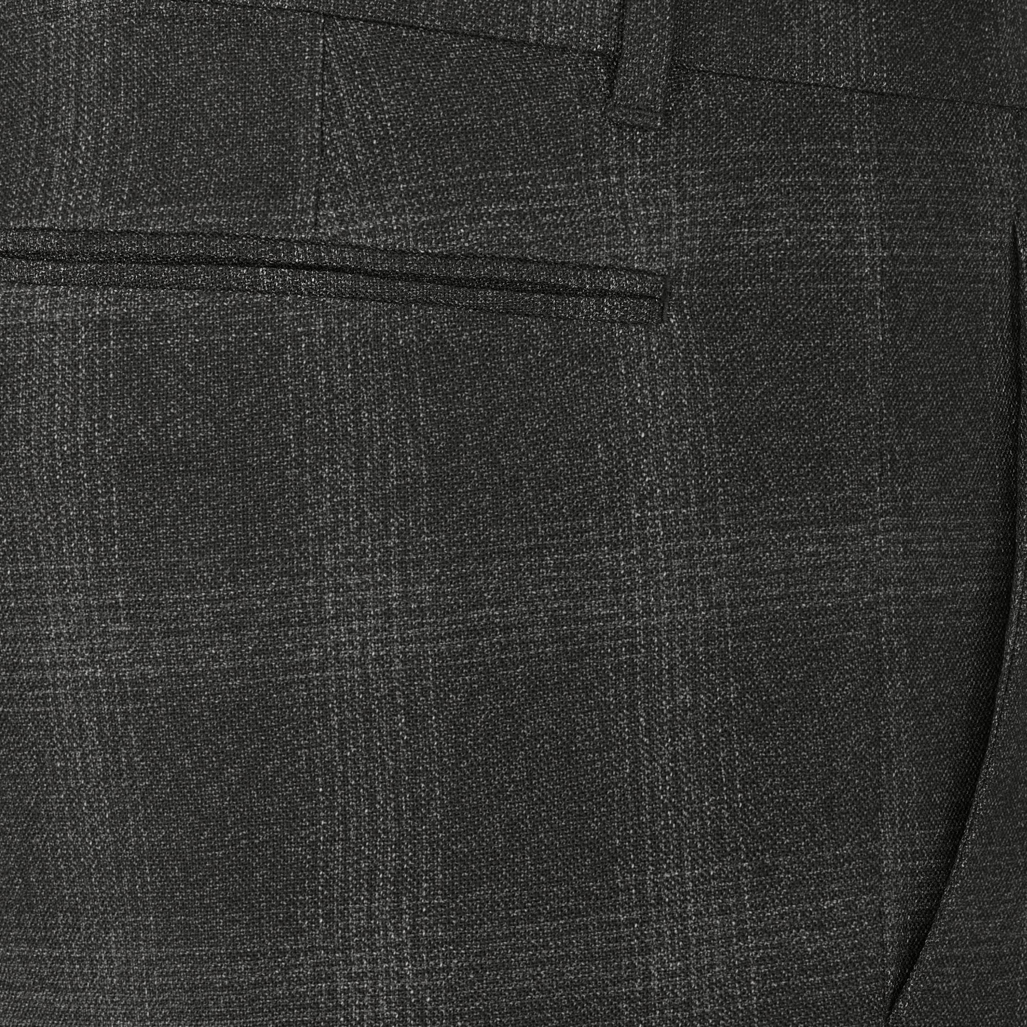 Tailored Straight Pants Black Checkered Wool | DIOR