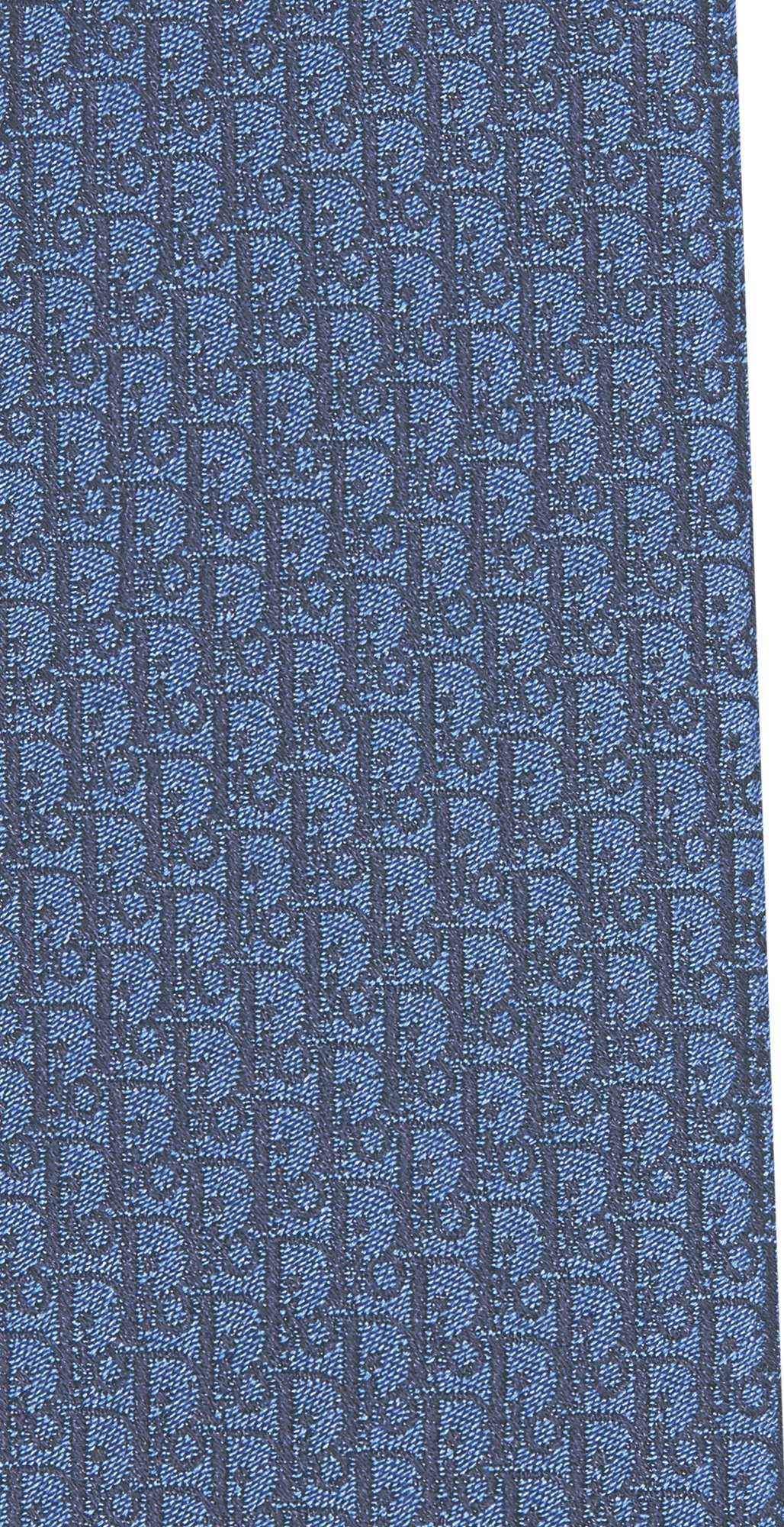 Dior Oblique Tie Blue Silk | DIOR