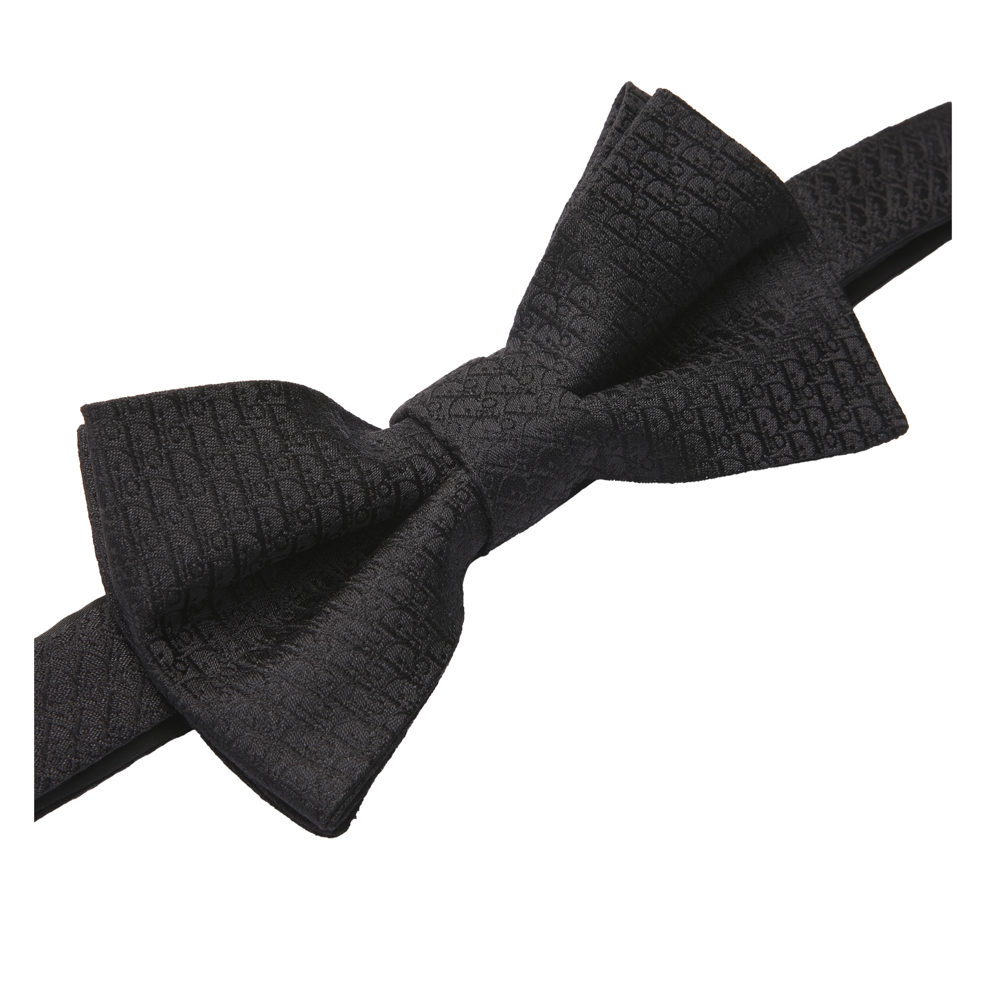 Dior Oblique Bow Tie Black Silk | DIOR