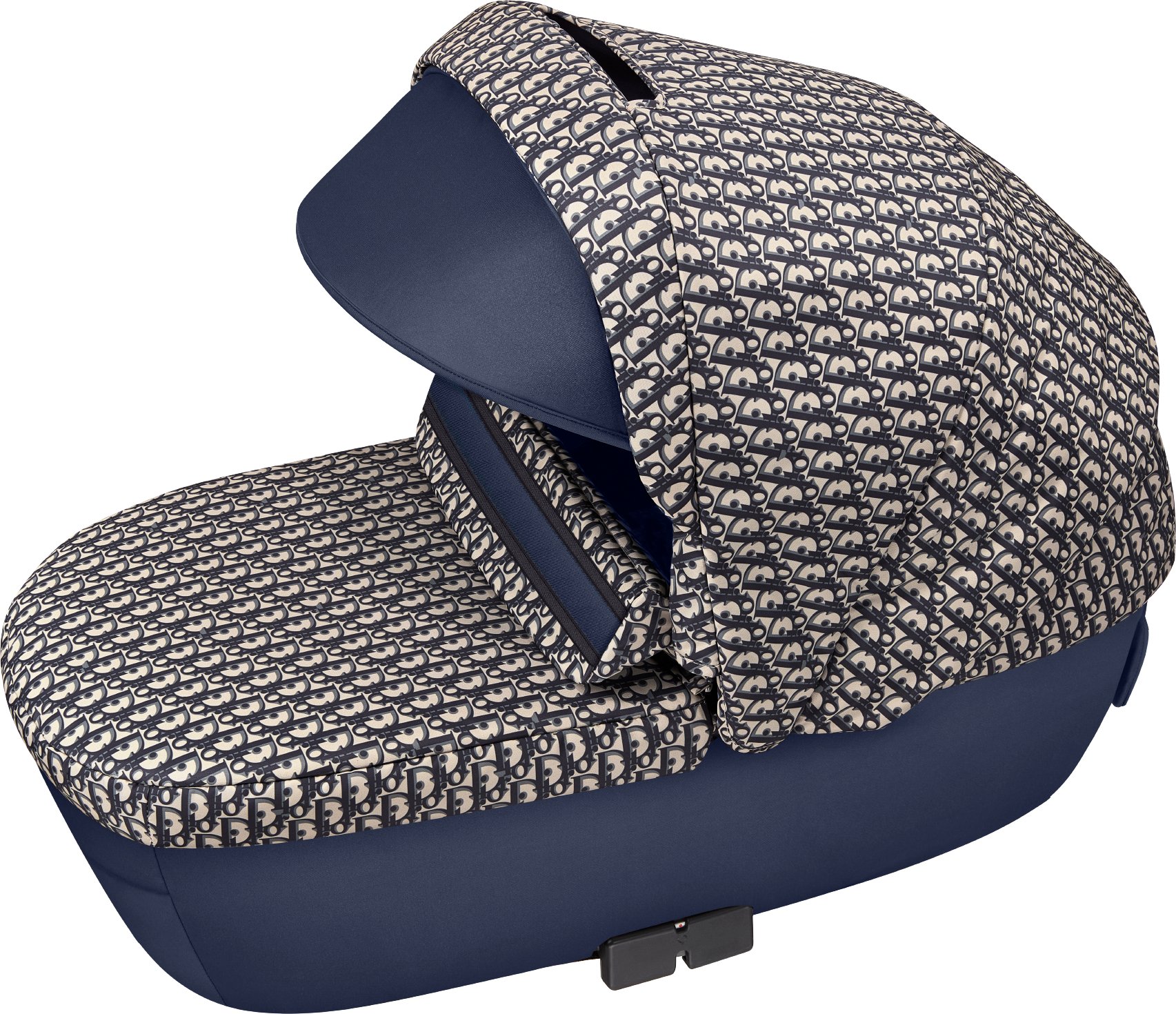 Bassinet and Stroller Combo Blue and Beige Dior Oblique Water-Repellent ...