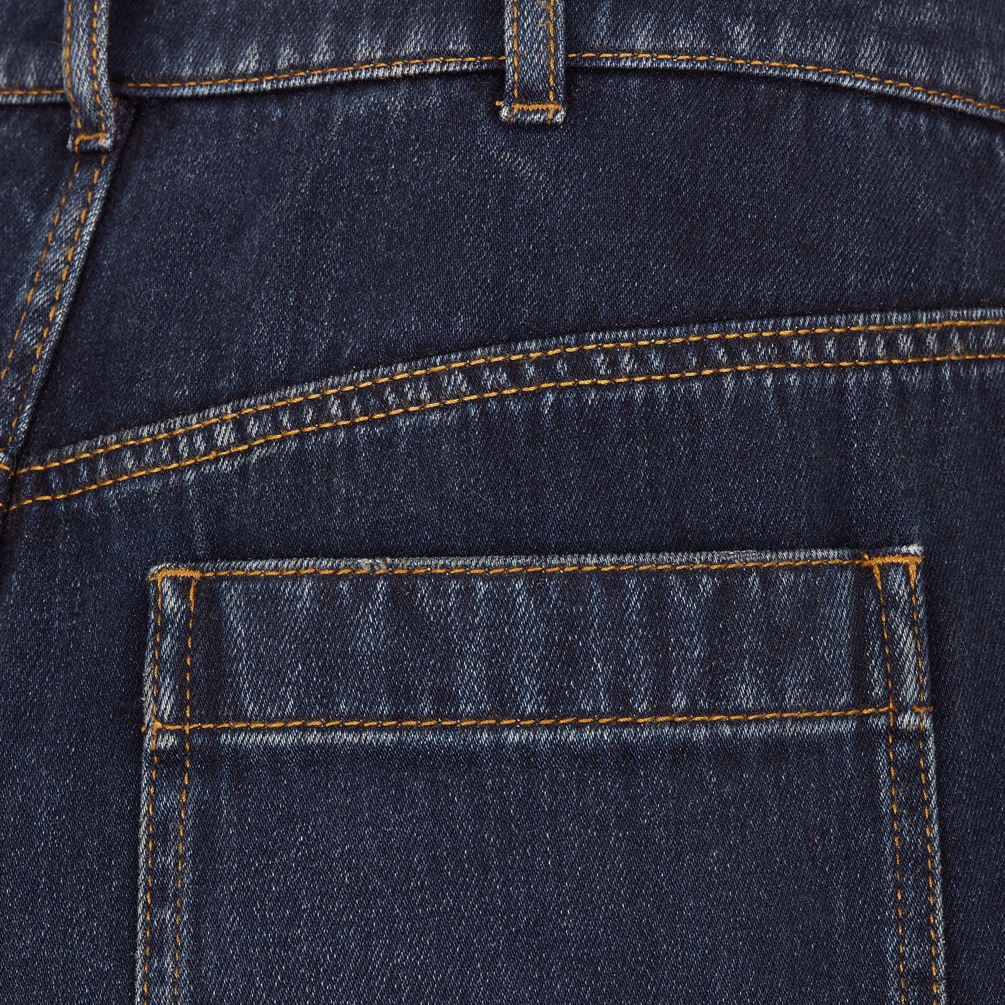 Denim Couture-jeans in uitlopend model Diepblauw katoendenim | DIOR