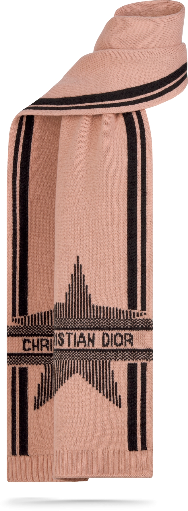 Bufanda DiorAlps Mezcla de lana y cachemira color rose des vents y ...