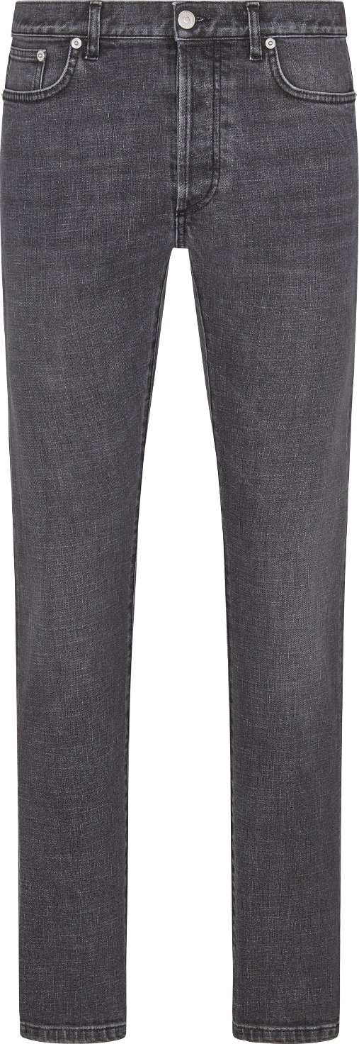 Jean slim long Denim de coton gris | DIOR