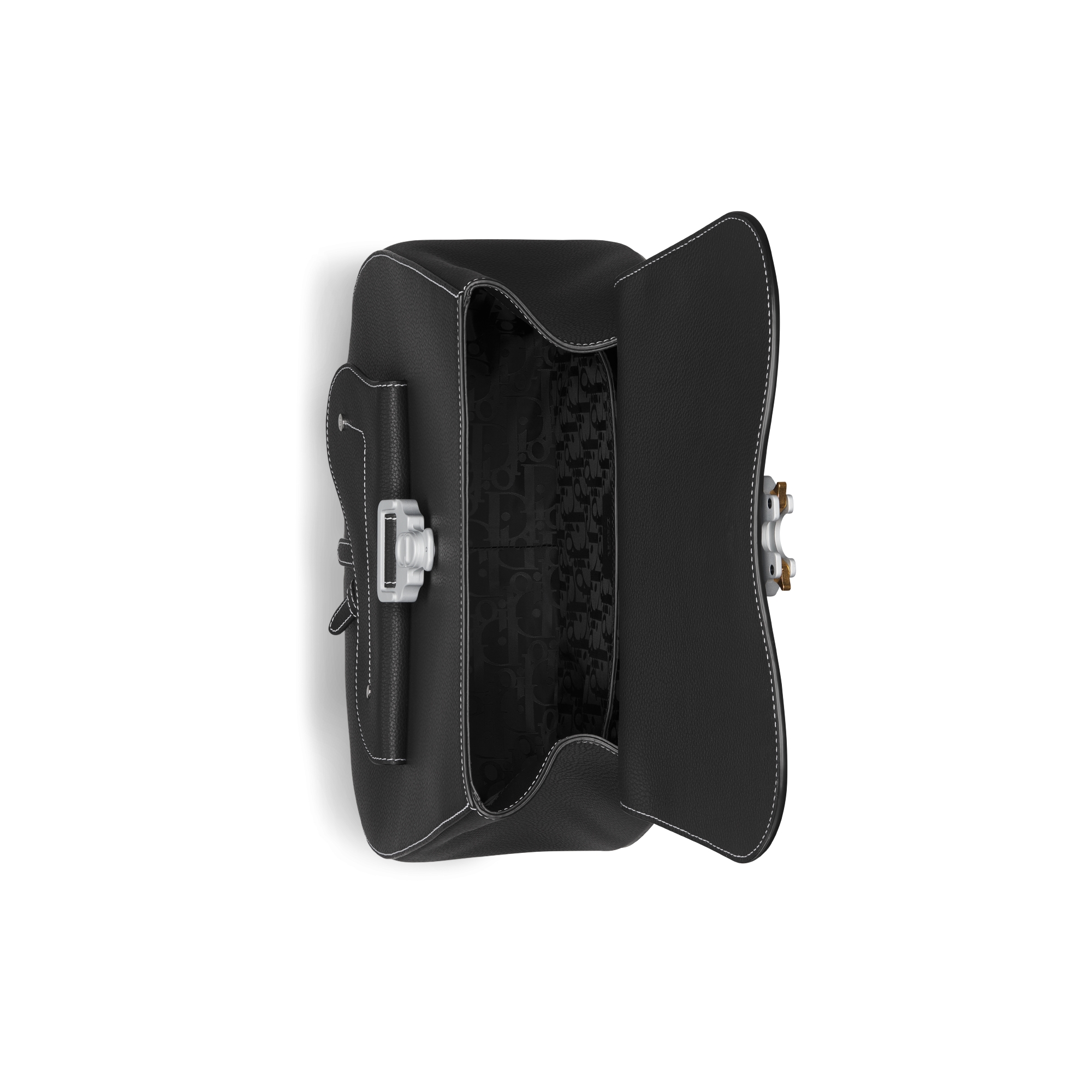 Gallop Backpack Black Grained Calfskin | DIOR