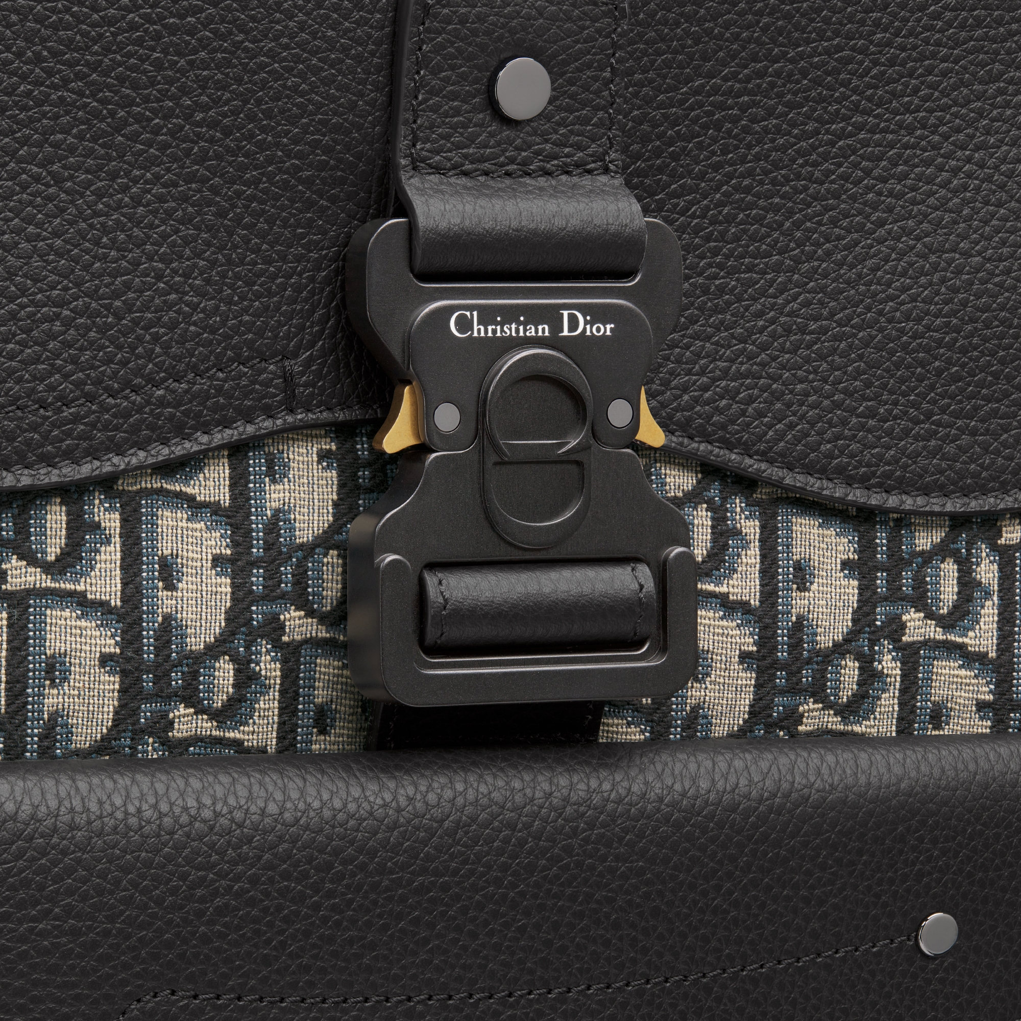 Gallop Backpack Beige and Black Dior Oblique Jacquard with Black ...