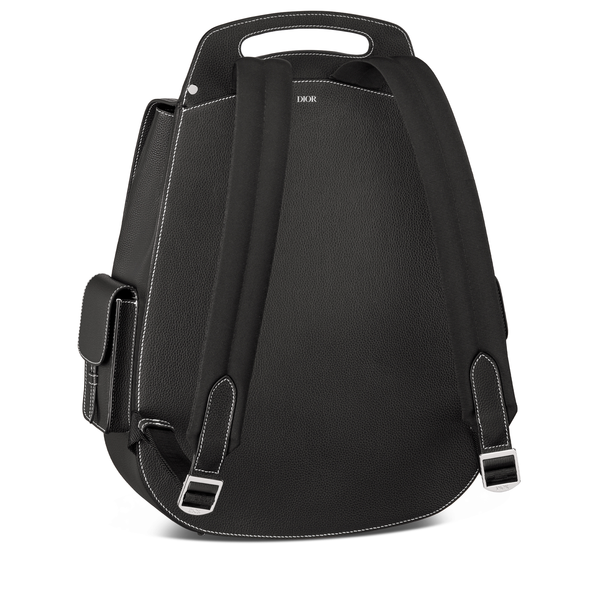 Maxi Gallop Backpack Black Grained Calfskin | DIOR