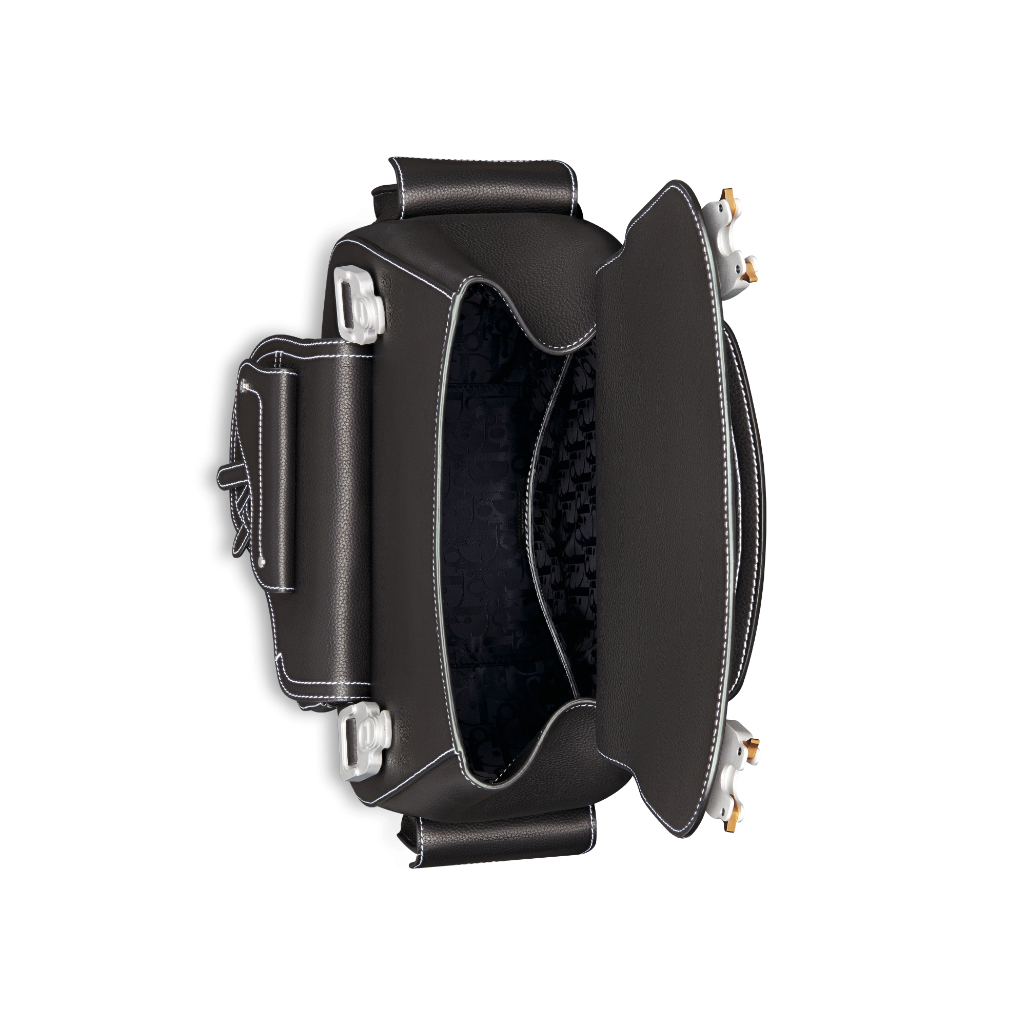 Maxi Gallop Backpack Black Grained Calfskin | DIOR