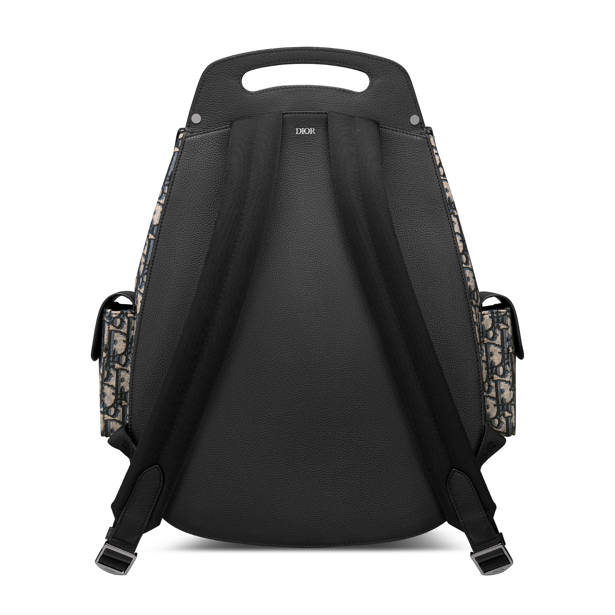 Maxi Gallop Backpack Beige and Black Dior Oblique Jacquard with Black ...
