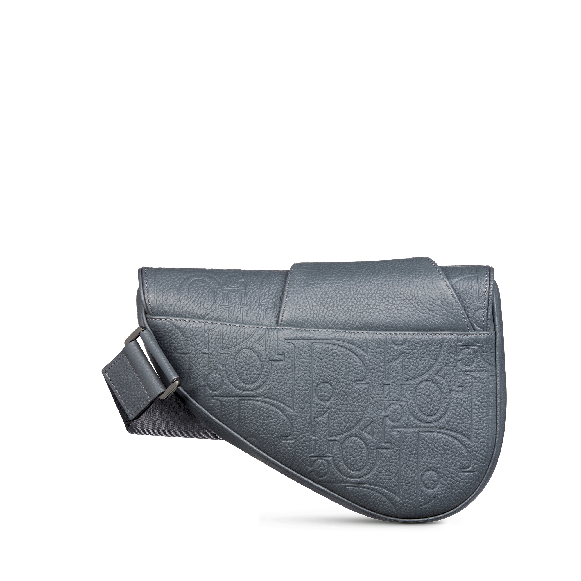 Saddle Bag Deep Gray Dior Gravity Leather and Deep Gray Grained ...