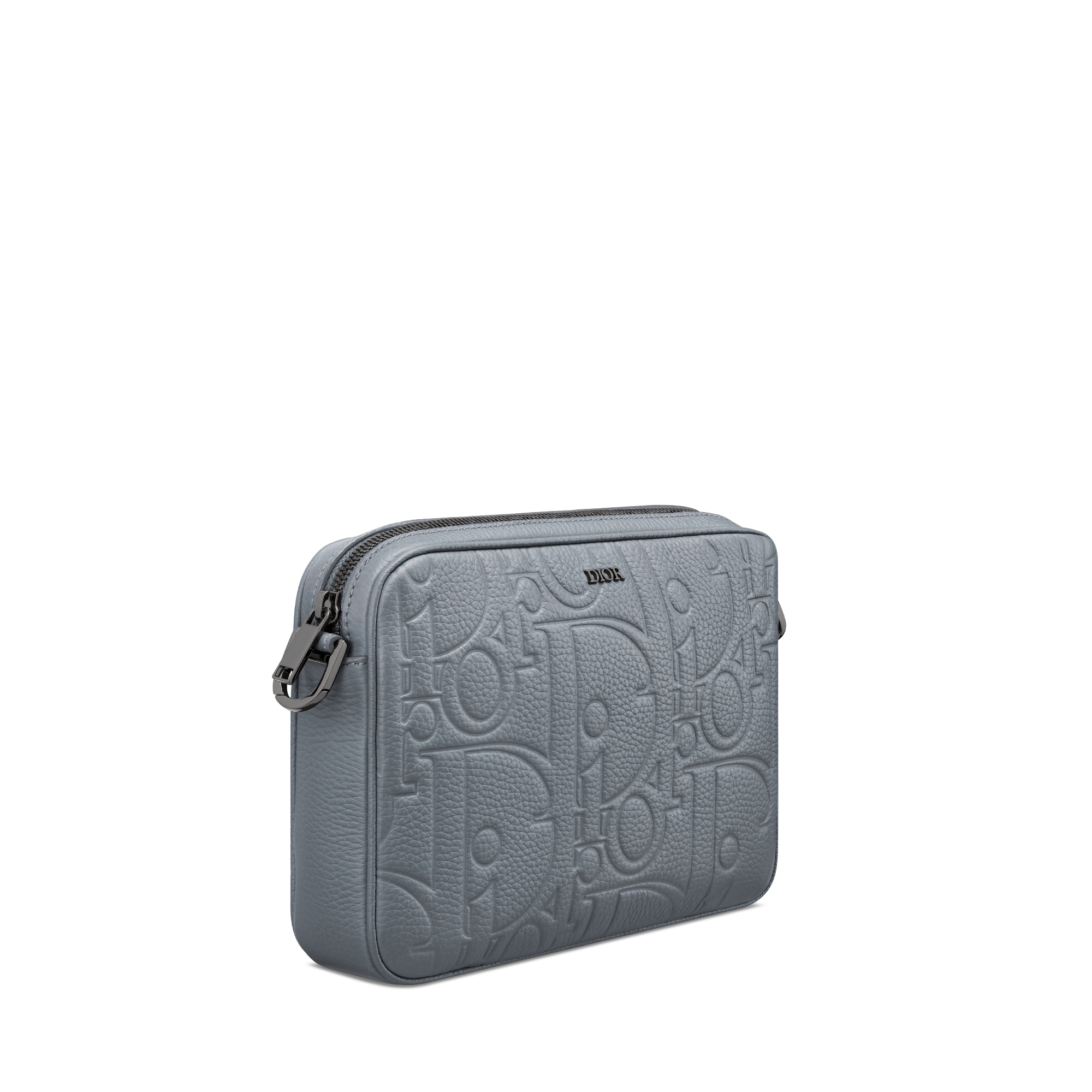 Triple Pouch Saddle Piel Dior Gravity y piel de becerro graneada en ...