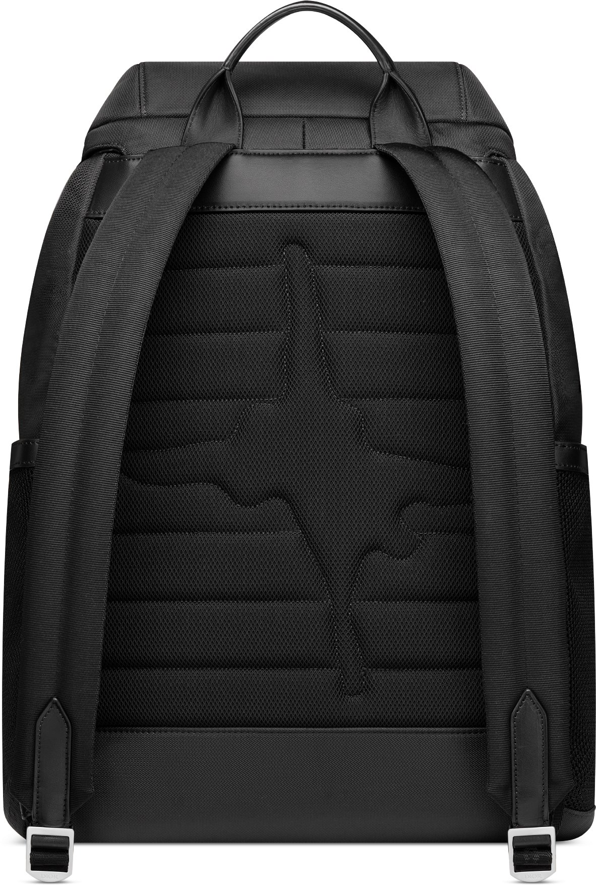 DIOR AND LEWIS HAMILTON Dior 8 Backpack with Flap Black Nylon and Black ...