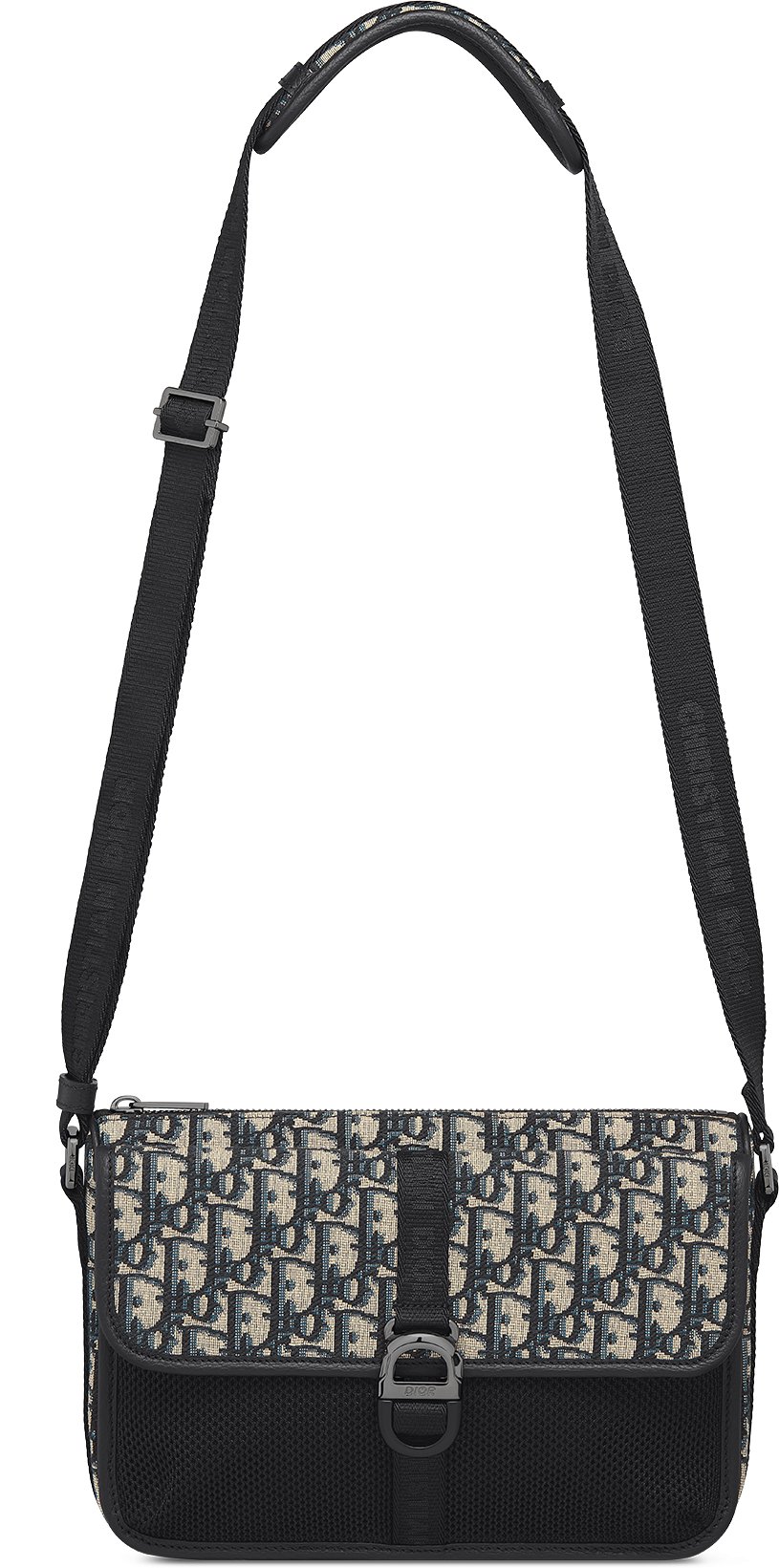 Dior 8-tas met schouderband Beige en zwarte Dior Oblique-jacquard | DIOR