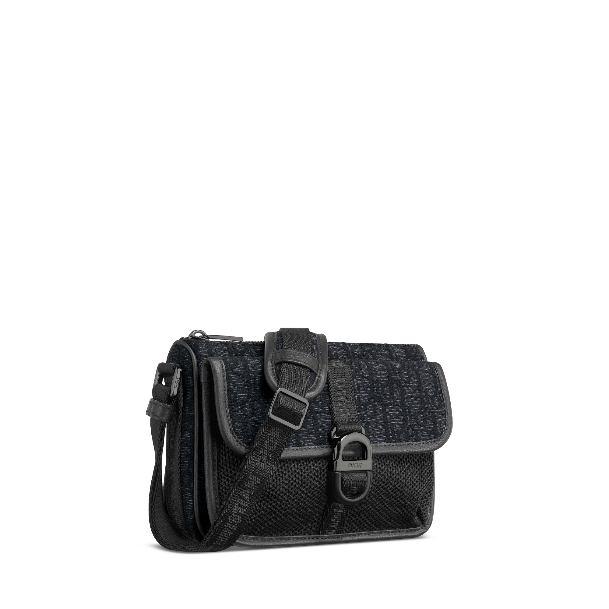 Mini Dior 8 Bag with Strap Black Dior Oblique Jacquard | DIOR