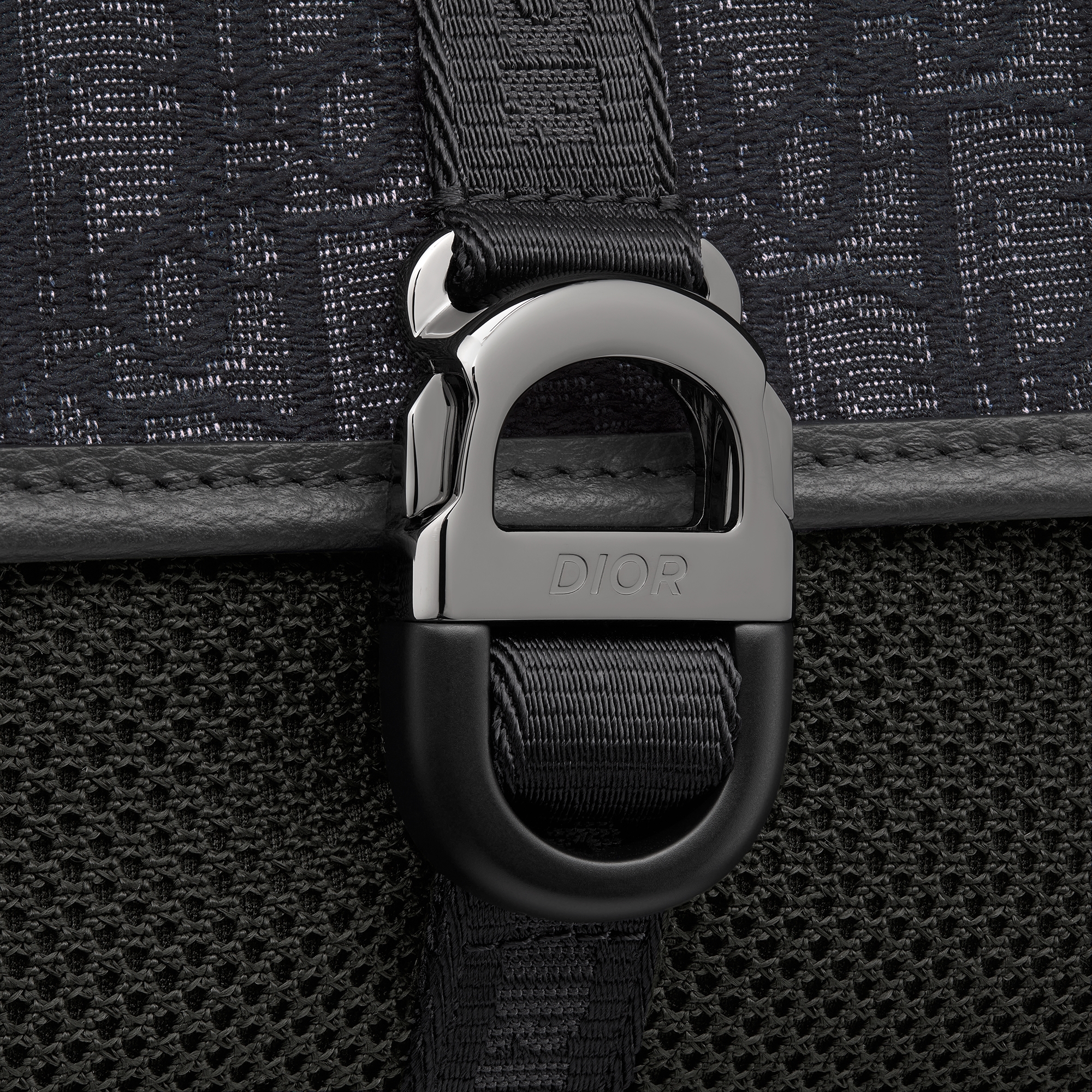 Mini Dior 8 Bag with Strap Black Dior Oblique Jacquard | DIOR