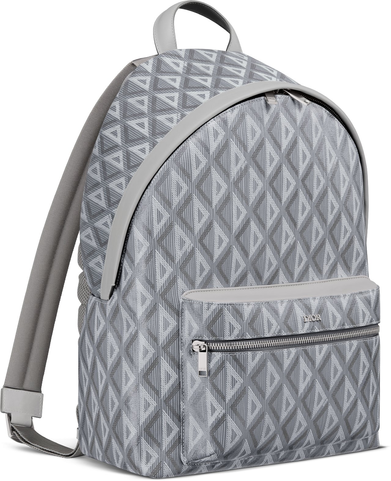 Rider Backpack Dior Gray Coated Cotton Canvas with CD Diamond Print | DIOR
