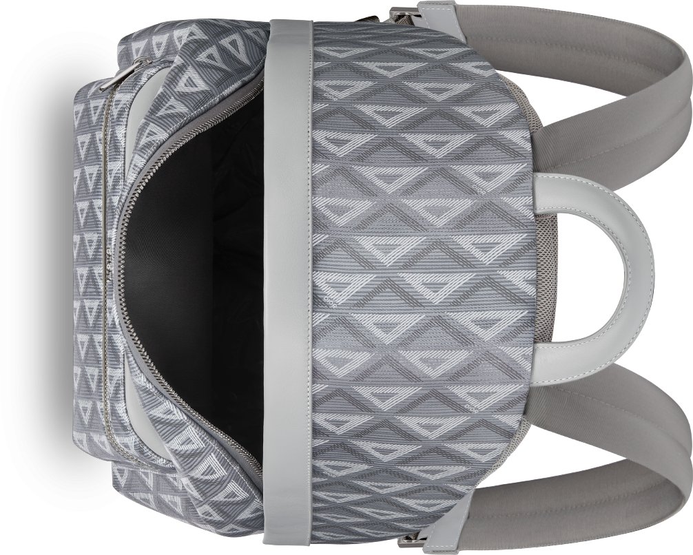 Rider Backpack Dior Gray Coated Cotton Canvas with CD Diamond Print | DIOR