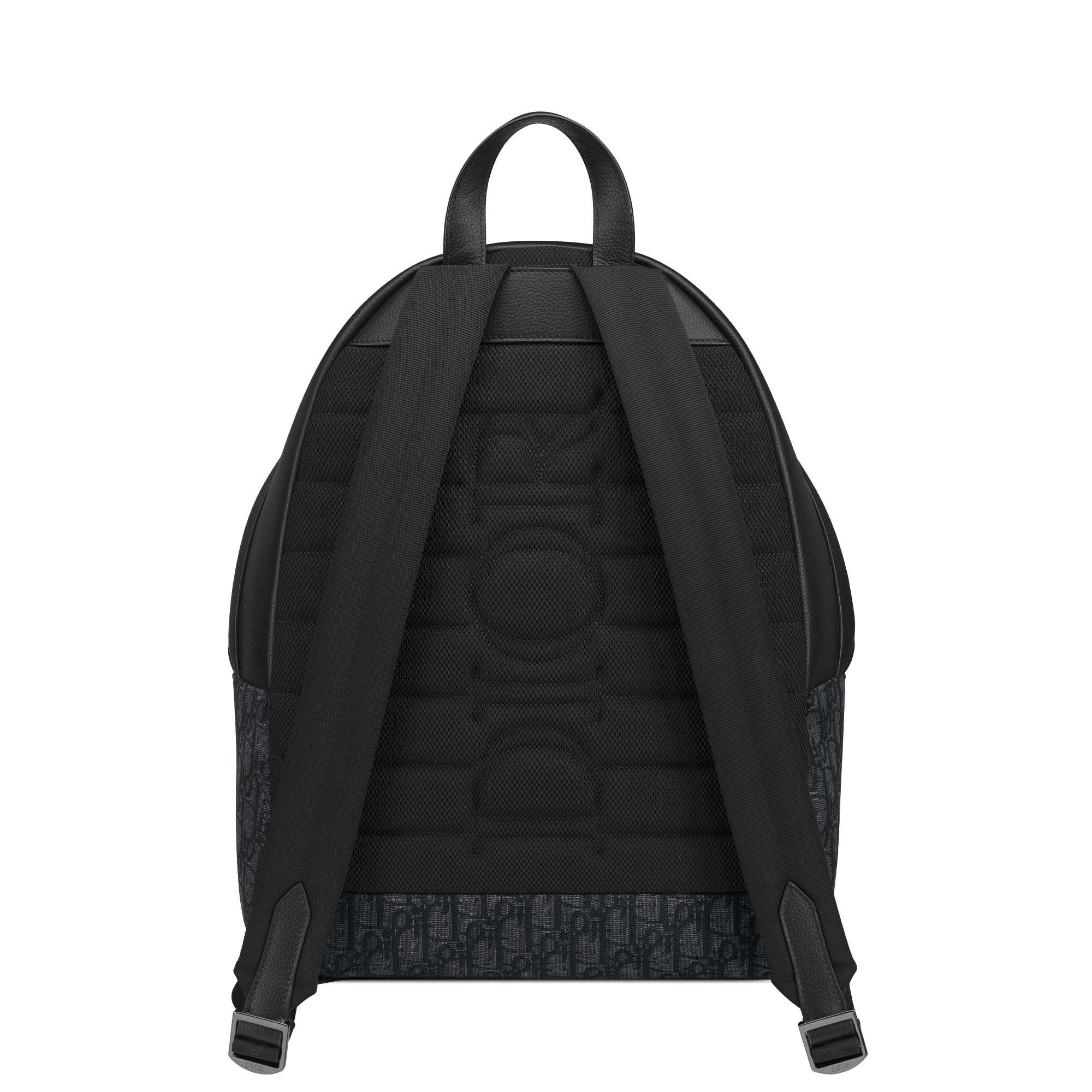 DIOR AND KAWS Rider 2.0 Zipped Backpack Black Grained Calfskin and ...