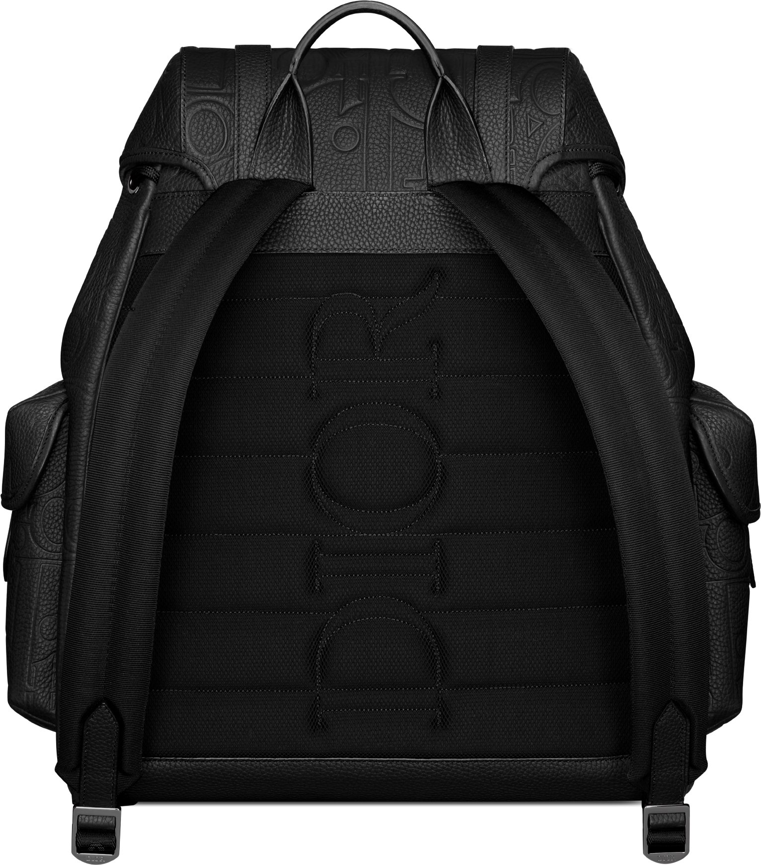 Dior Hit the Road Backpack with Flap Black Dior Gravity Leather and ...