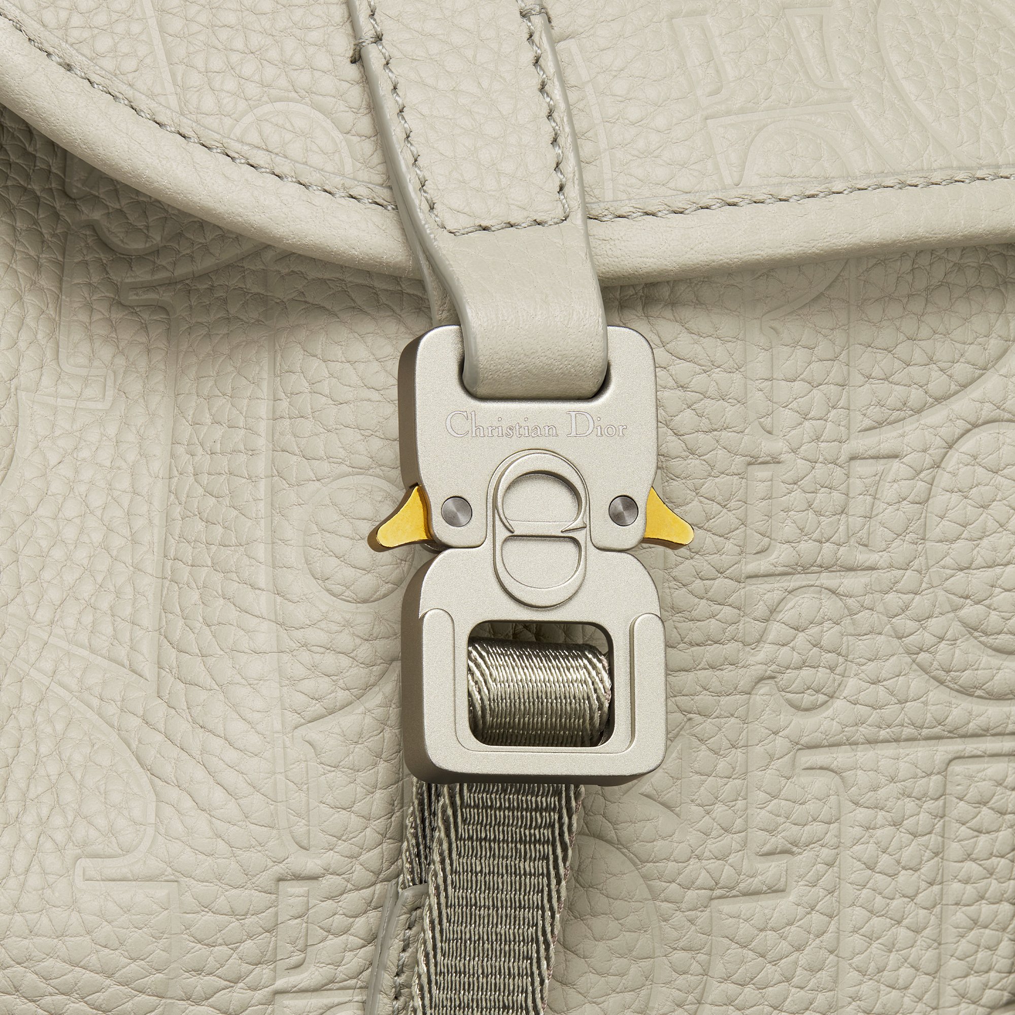 Dior Hit the Road Backpack with Flap Beige Dior Gravity Leather and ...