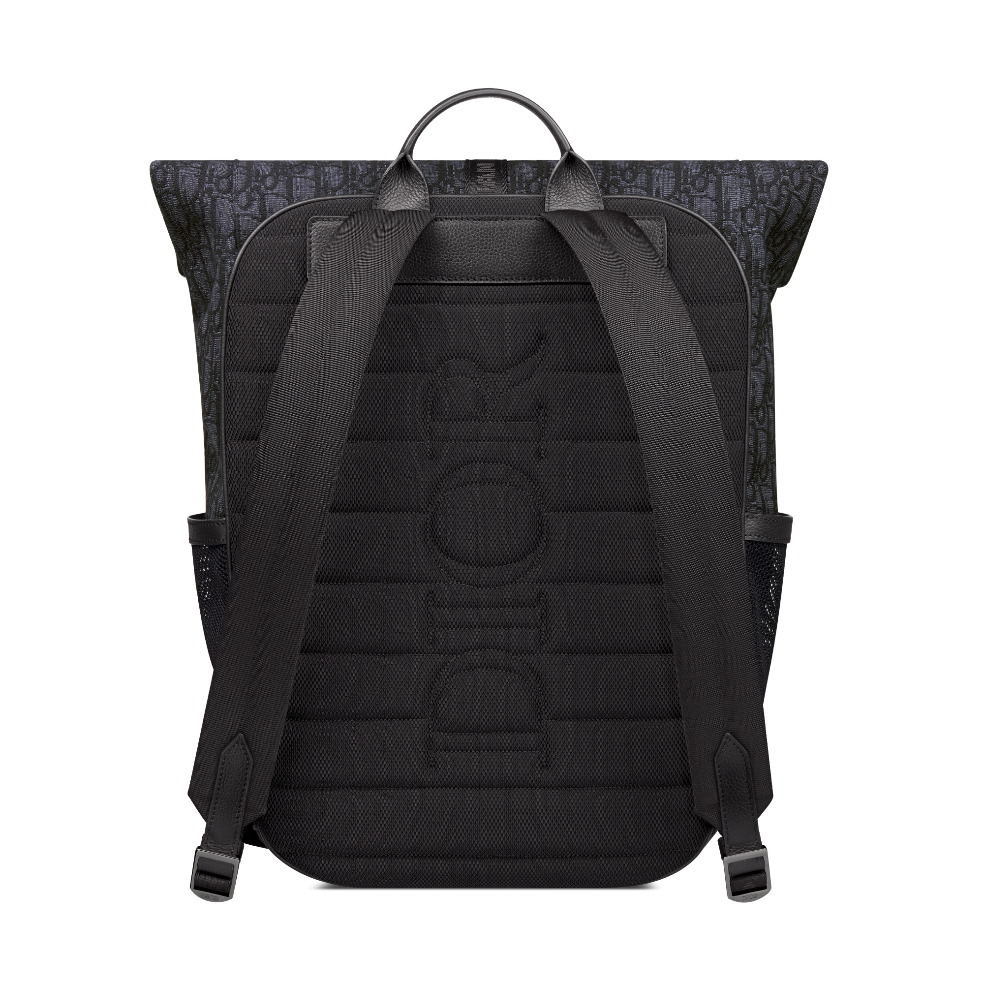 Dior 8 Roll Top Backpack Black Dior Oblique Jacquard | DIOR