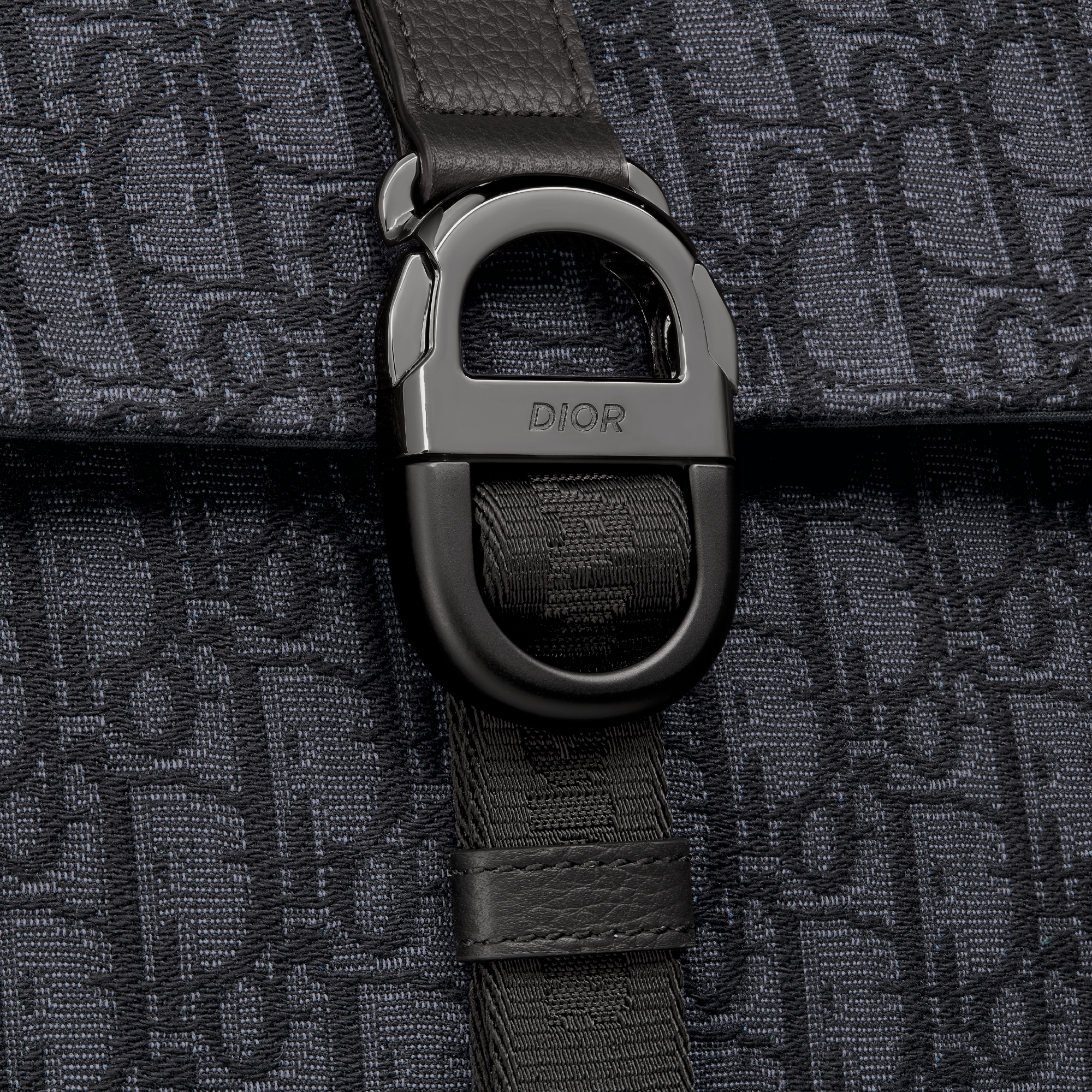 Dior 8 Roll Top Backpack Black Dior Oblique Jacquard | DIOR