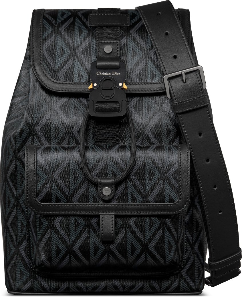 Dior Hit the Road Sling Bag Black CD Diamond Canvas | DIOR