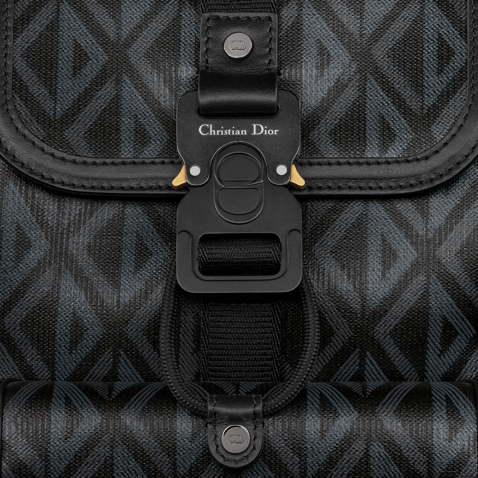 Dior Hit the Road Sling Bag Black CD Diamond Canvas | DIOR