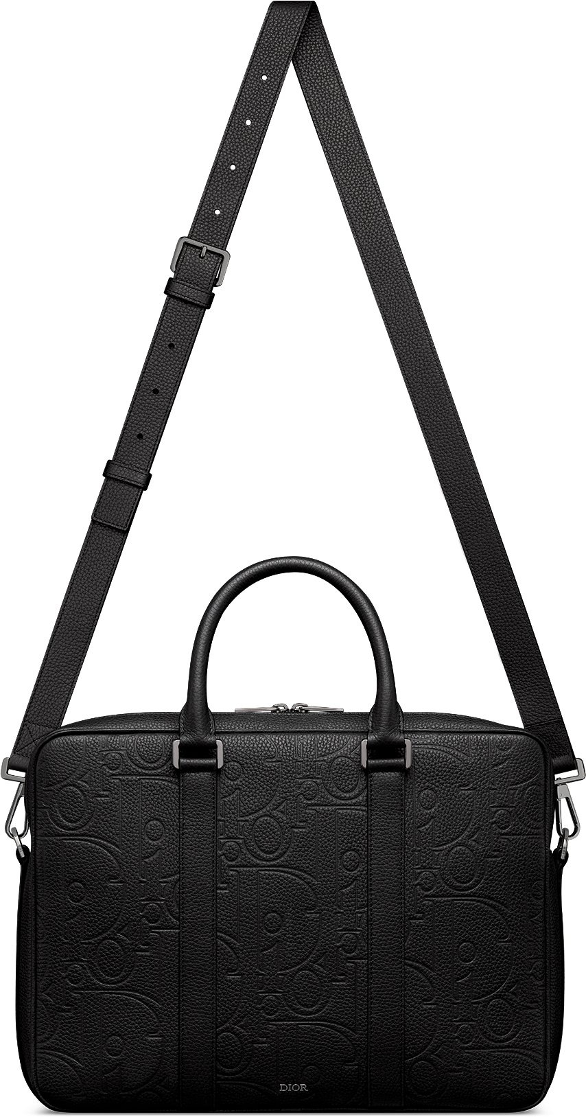 Portadocumentos con cremallera Piel Dior Gravity y piel de becerro ...