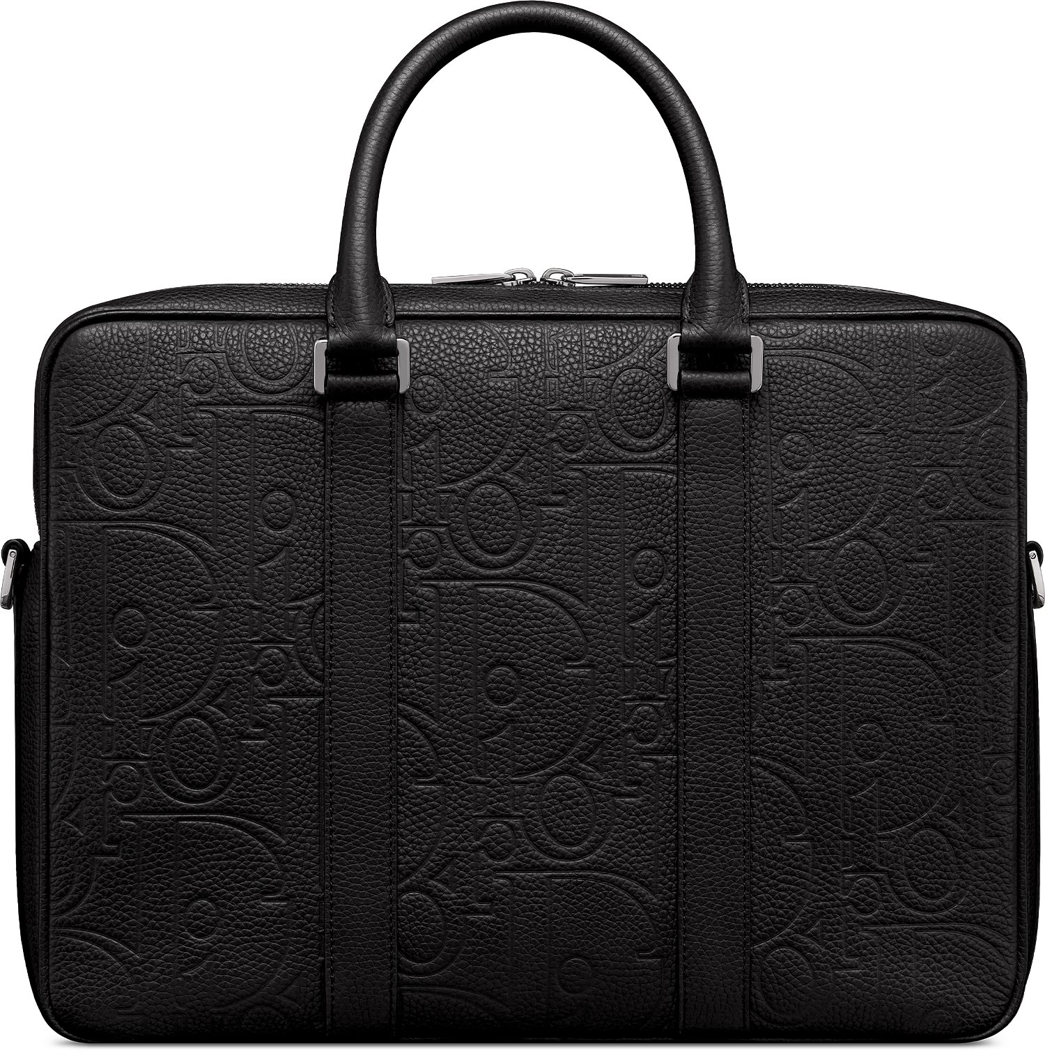 Zipped Briefcase Black Dior Gravity Leather and Black Grained Calfskin ...