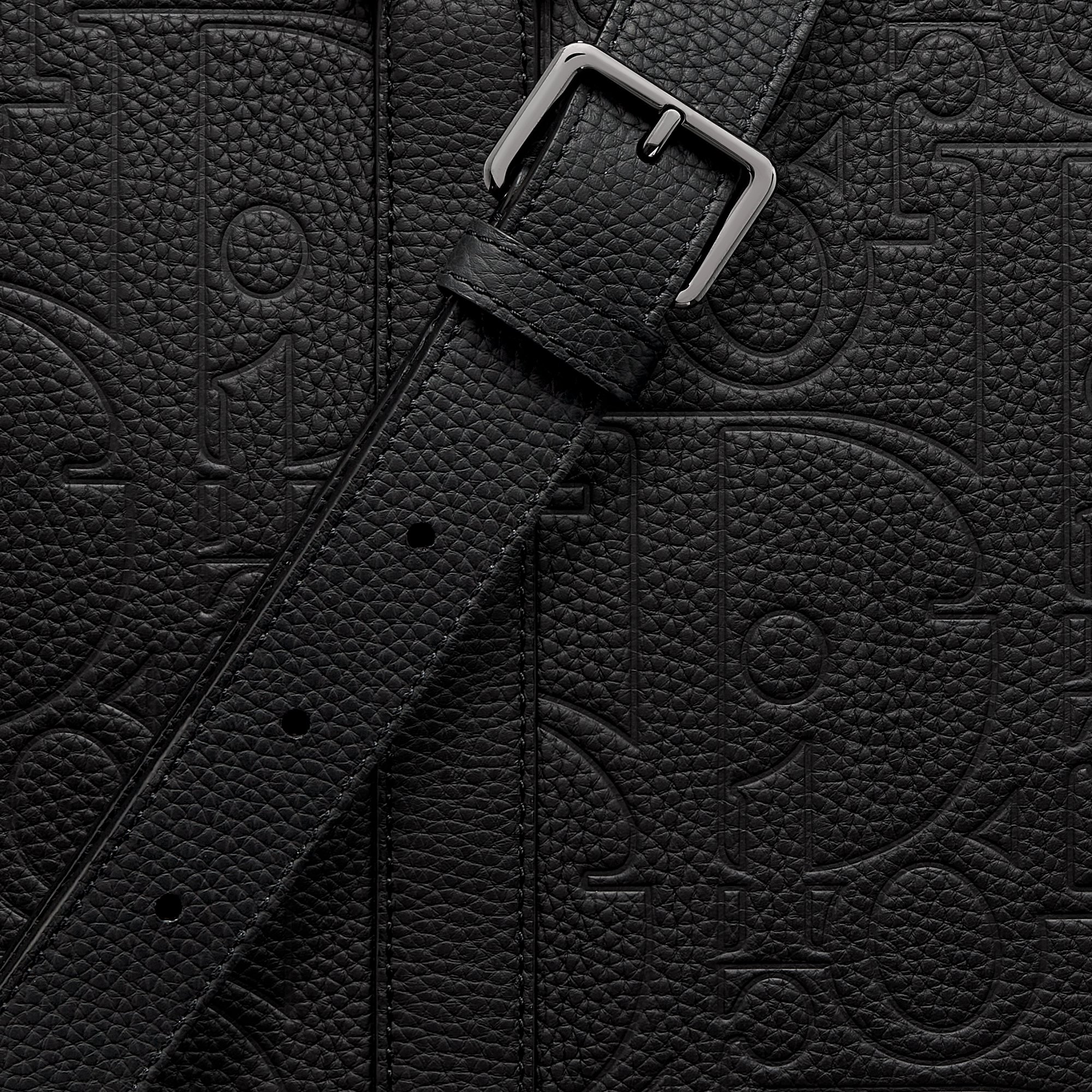 Zipped Briefcase Black Dior Gravity Leather and Black Grained Calfskin ...