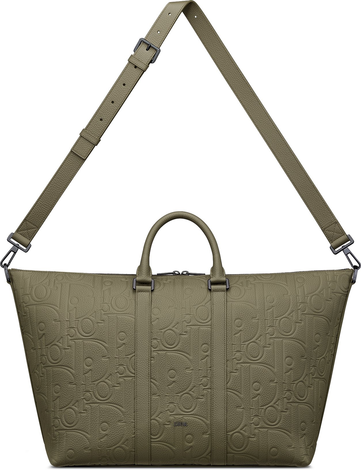 Weekender 40 Khaki Dior Gravity Leather and Khaki Grained Calfskin | DIOR