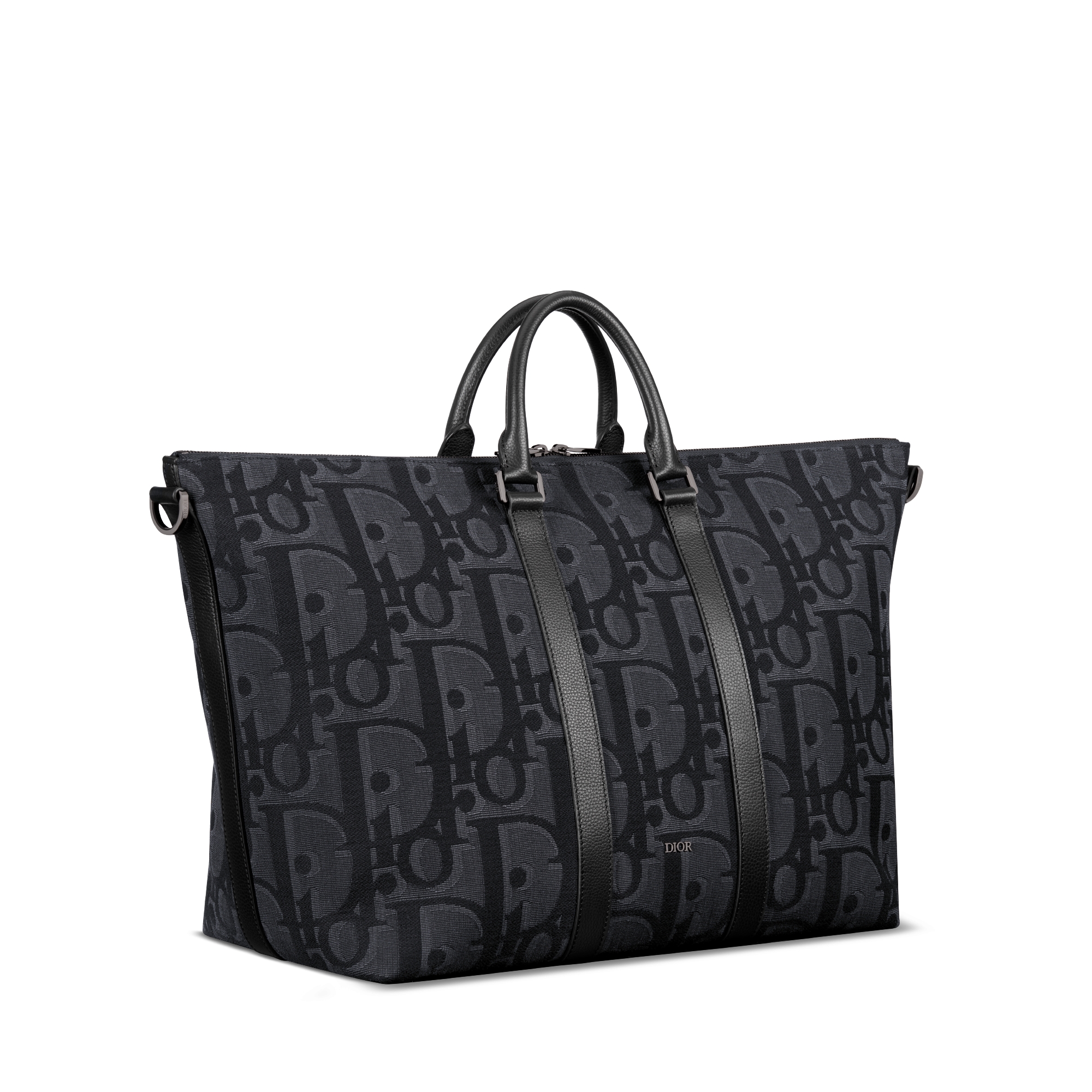 Weekender 40 Jacquard Maxi Dior Oblique nero | DIOR
