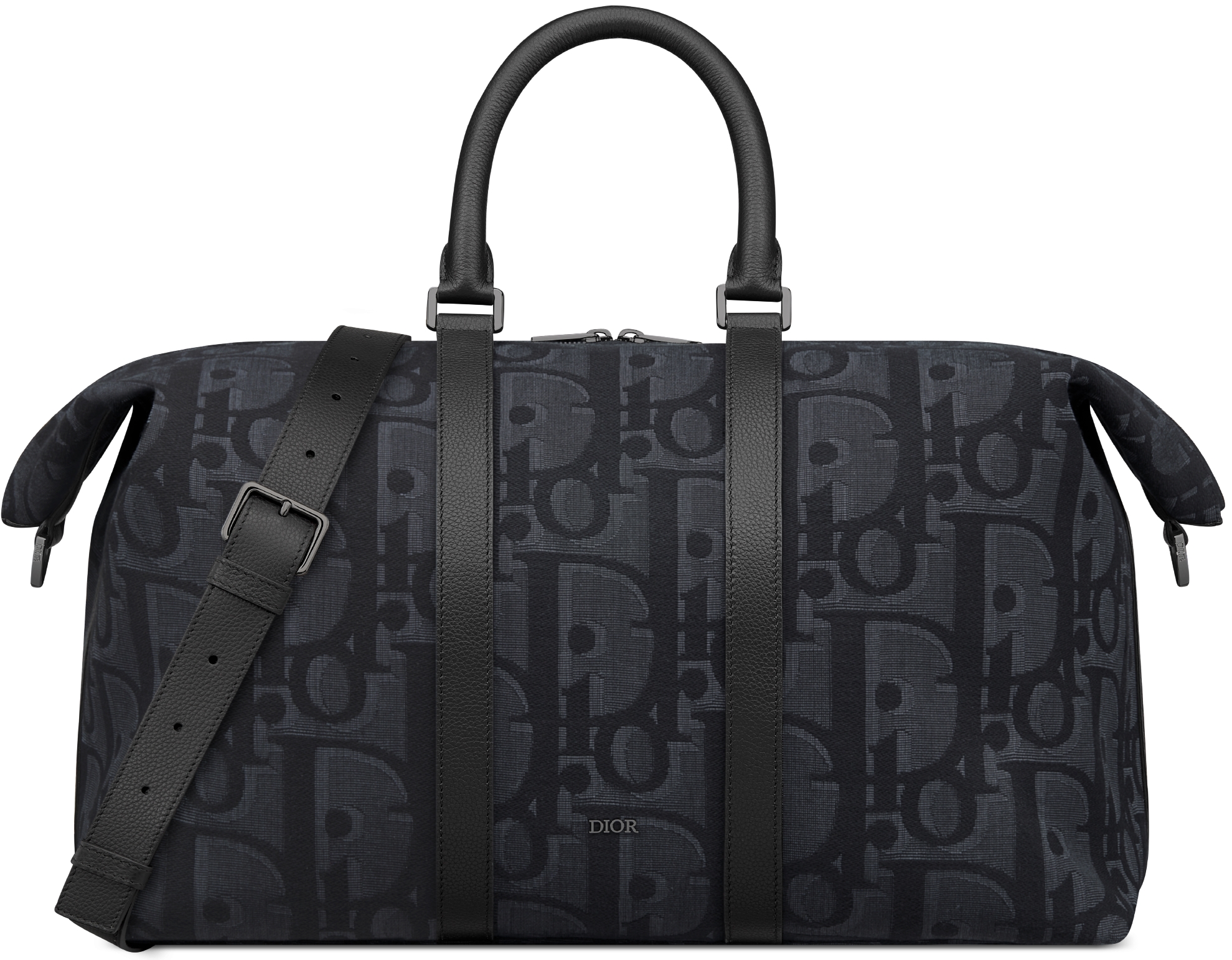 Weekender 50 Black Maxi Dior Oblique Jacquard | DIOR