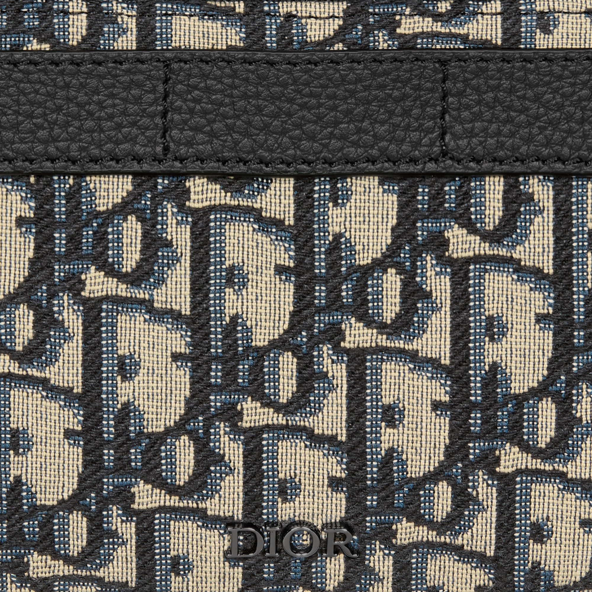 Safari Bag with Strap Beige and Black Dior Oblique Jacquard | DIOR