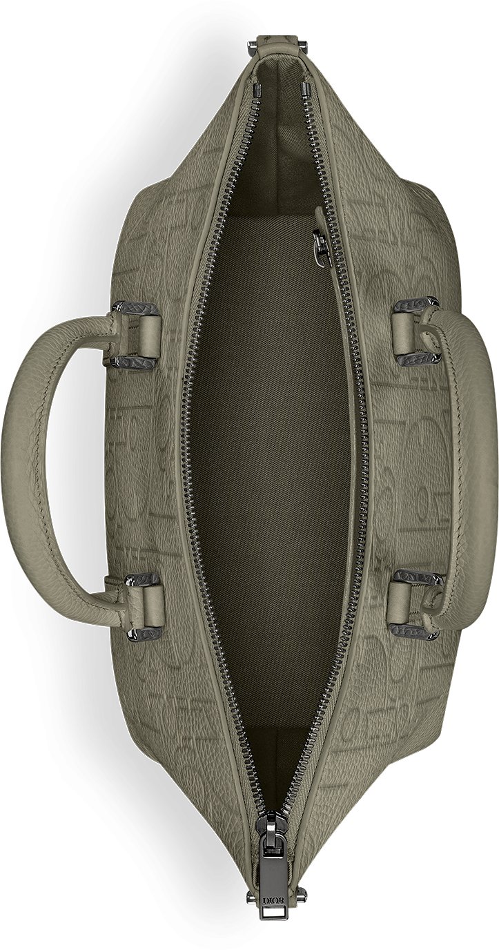 Weekender 25 Khaki Dior Gravity Leather and Khaki Grained Calfskin | DIOR