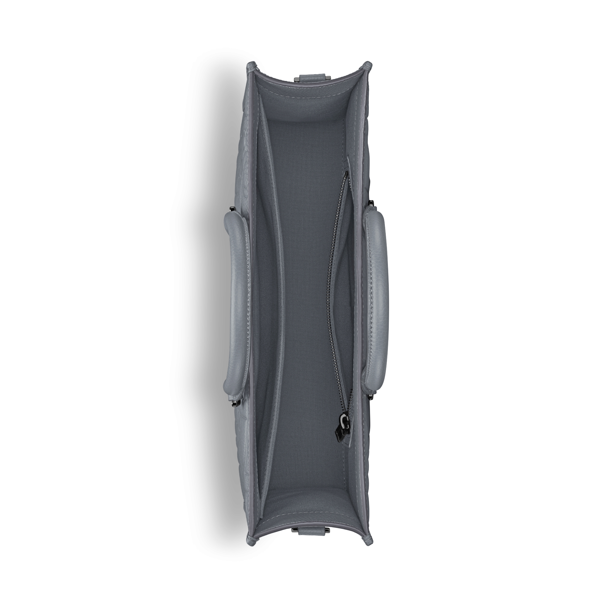 Medium East-West Tote Bag Deep Gray Dior Gravity Leather and Deep Gray ...