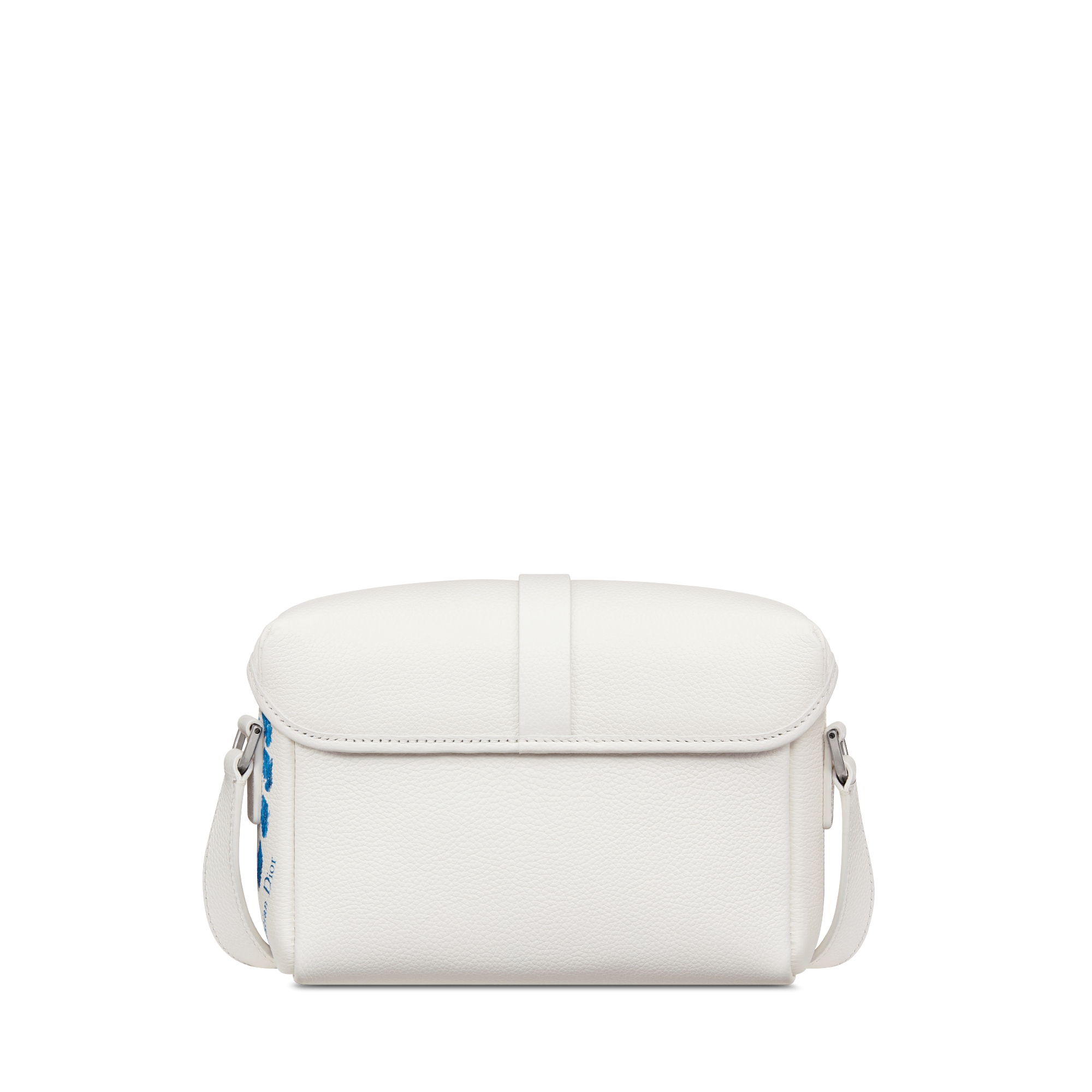 DIOR AND HYLTON NEL Dior Normandie Messenger Bag with Flap White ...