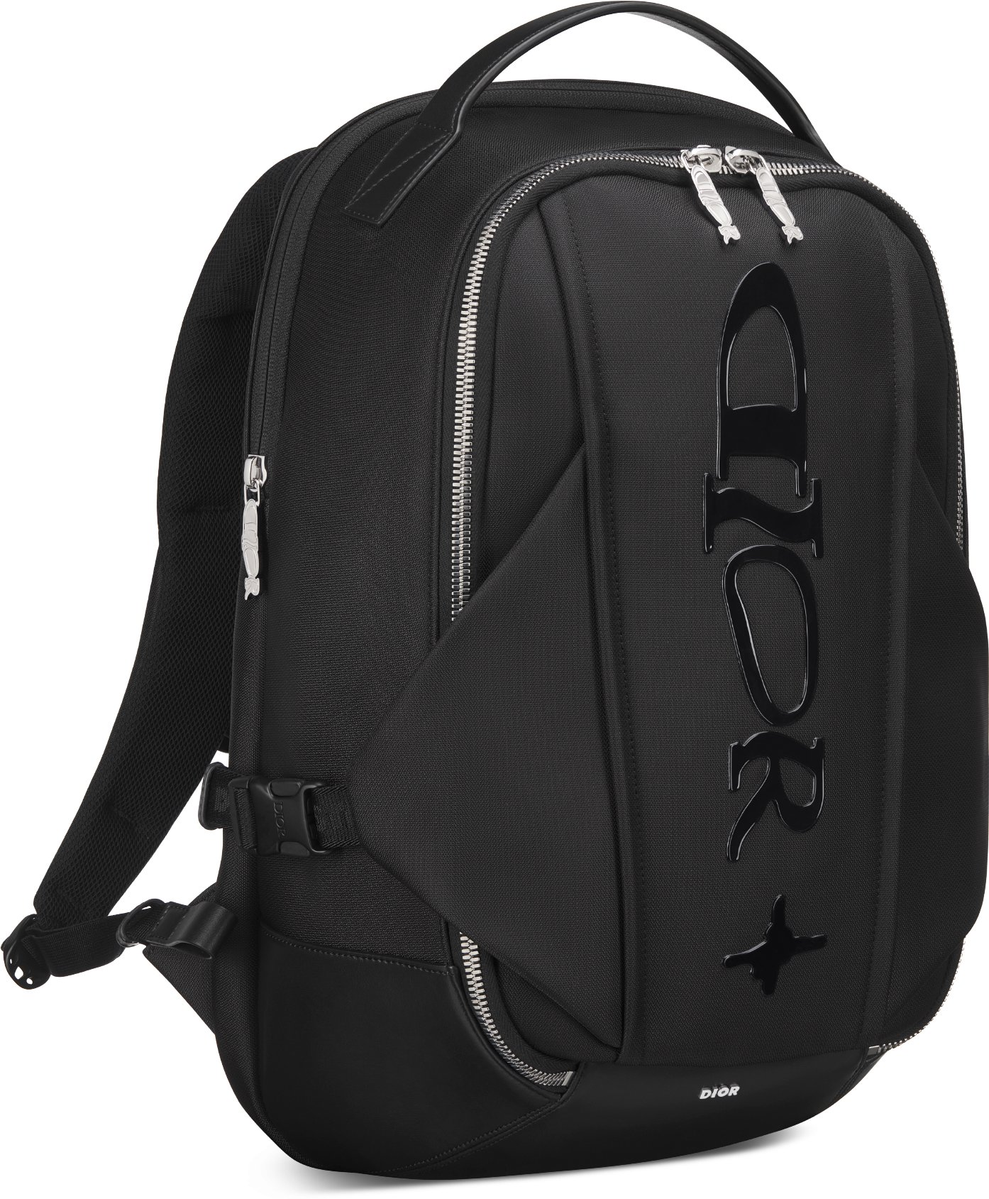 DIOR AND LEWIS HAMILTON Rucksack mit Reißverschluss Nylon in Schwarz ...