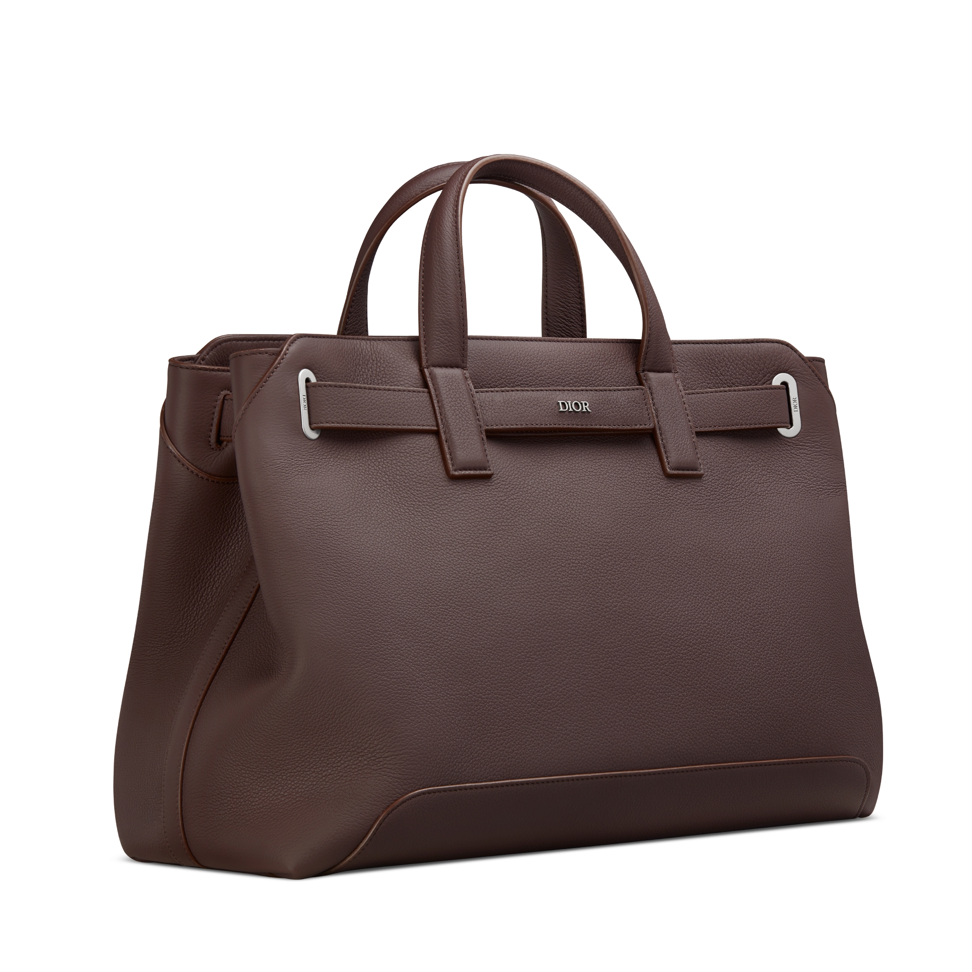 Cabas Dior Normandie Medium Cuir de veau Dior Icons marron | DIOR