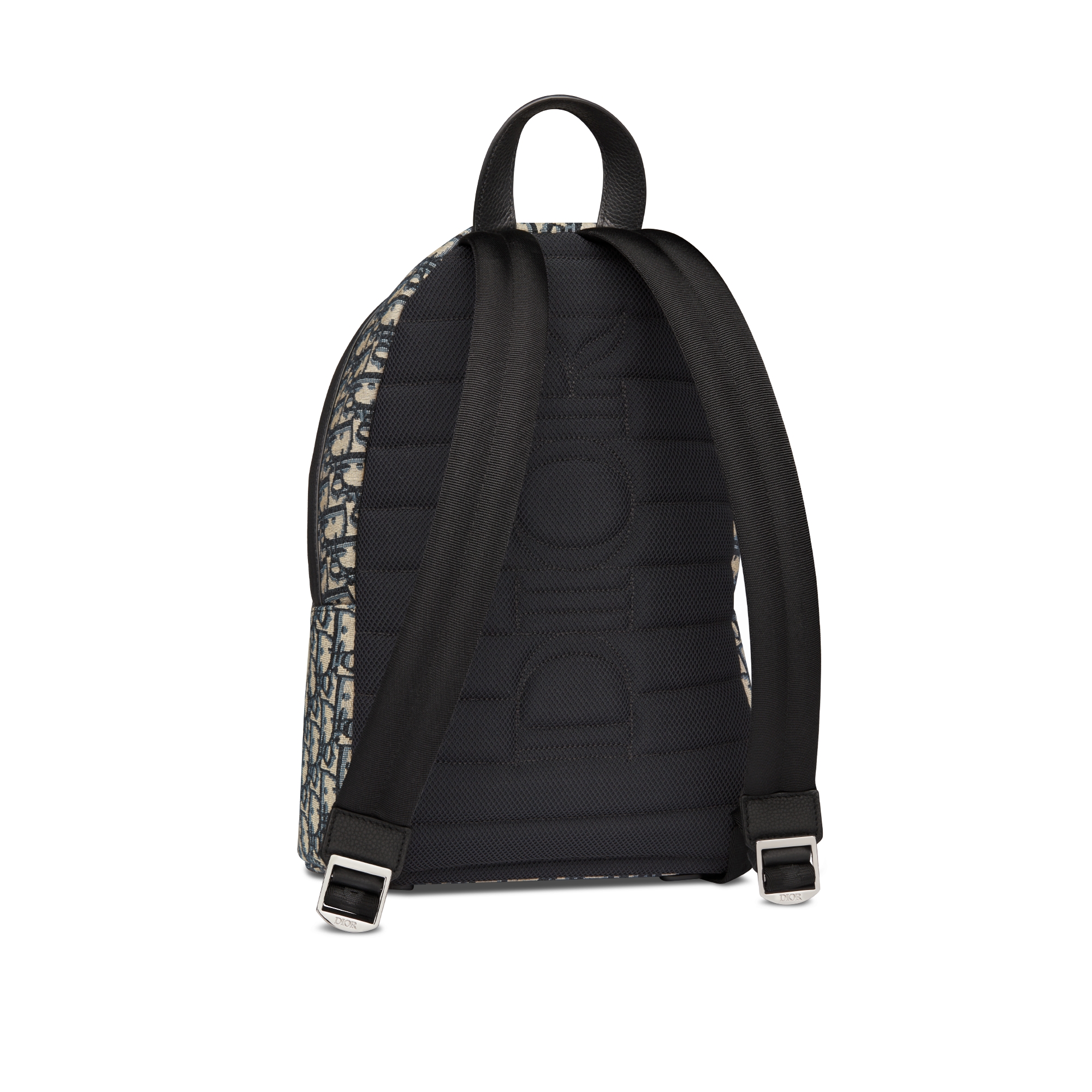 Kids' Rider Backpack Beige and Black Dior Oblique Jacquard | DIOR