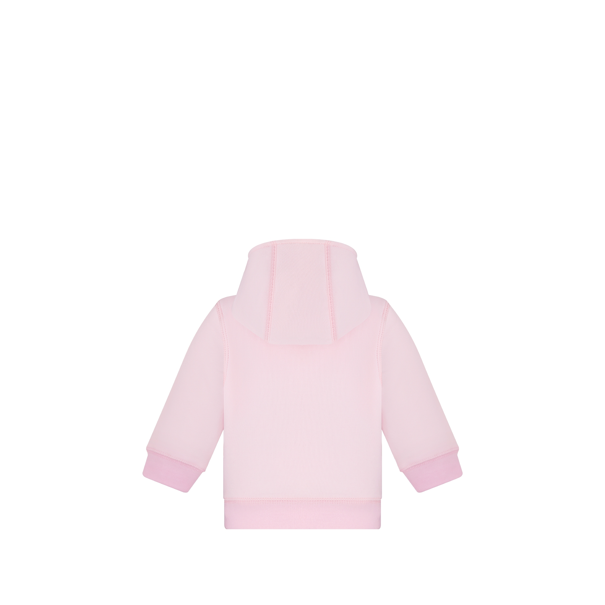 Baby Christian Dior Atelier Zipped Hooded Sweatshirt Pale Pink Cotton ...