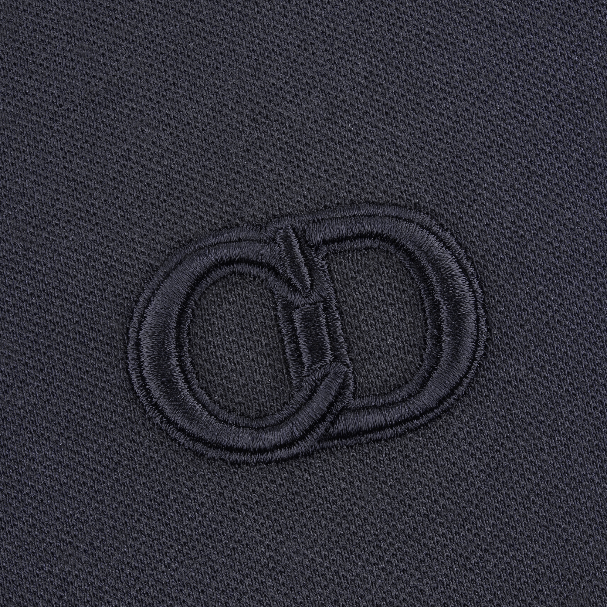 CD Icon Polo Shirt Navy Blue Cotton Piqué | DIOR