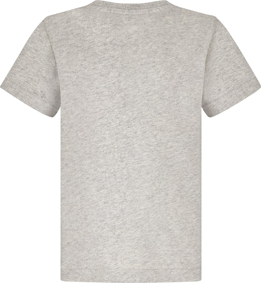 Kids' 'CD Icon' T-Shirt Heathered Gray Cotton Jersey | DIOR