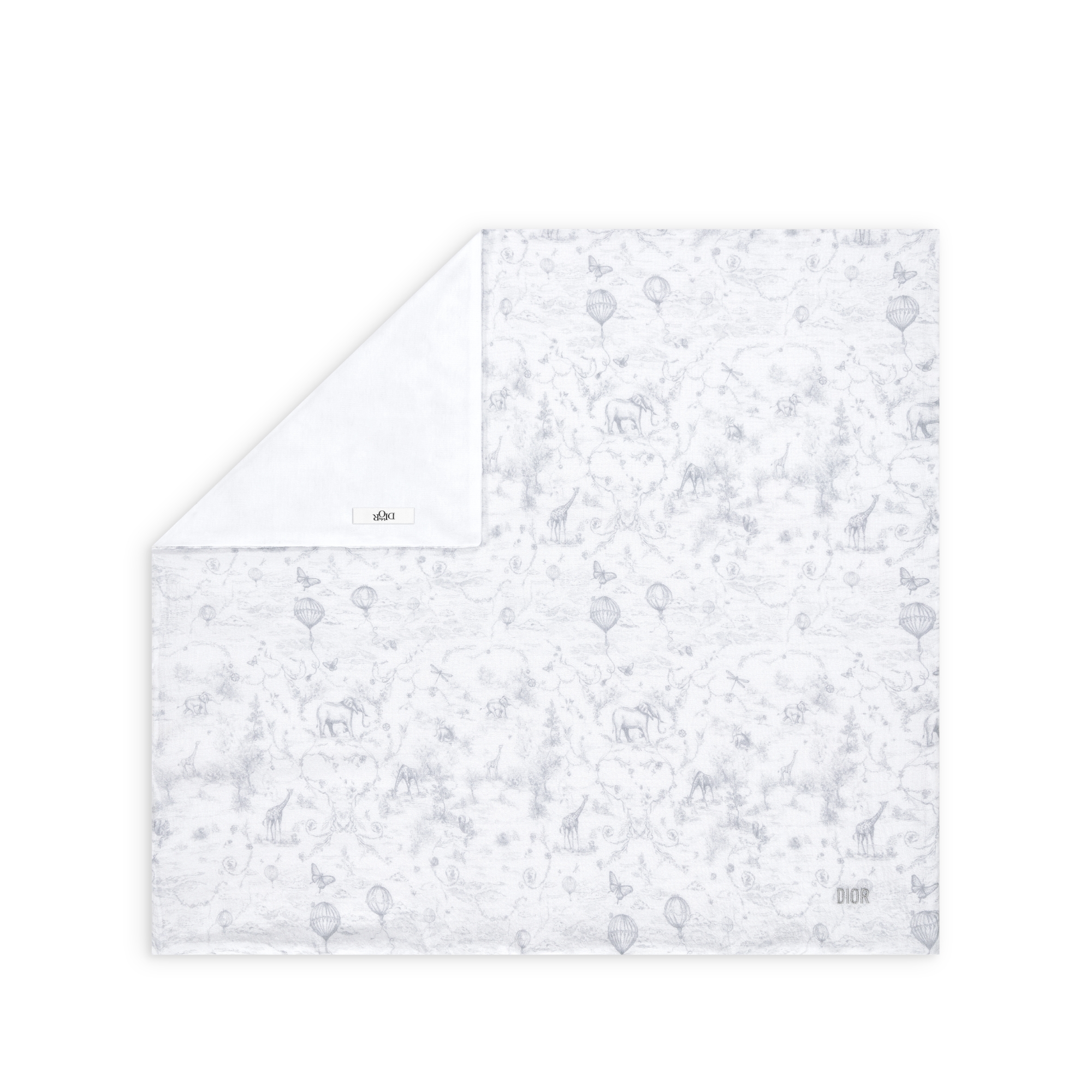 Cadeauset voor baby’s Witte katoenen mousseline, interlock en fluweel ...