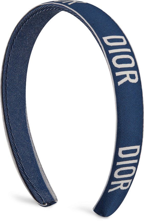 Diadema Gabardina de algodón azul marino | DIOR