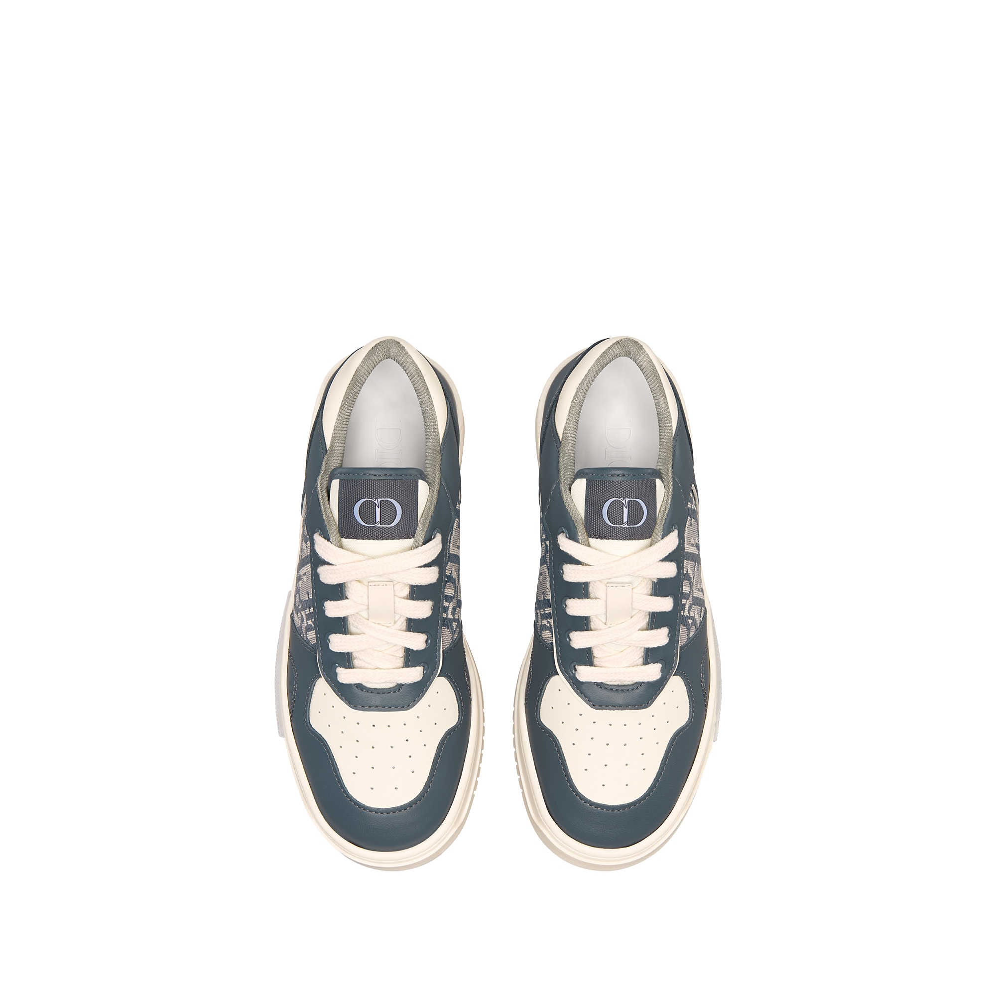 Kids' B27 Uptown Low-Top Sneaker Deep Gray and Cream Smooth Calfskin ...