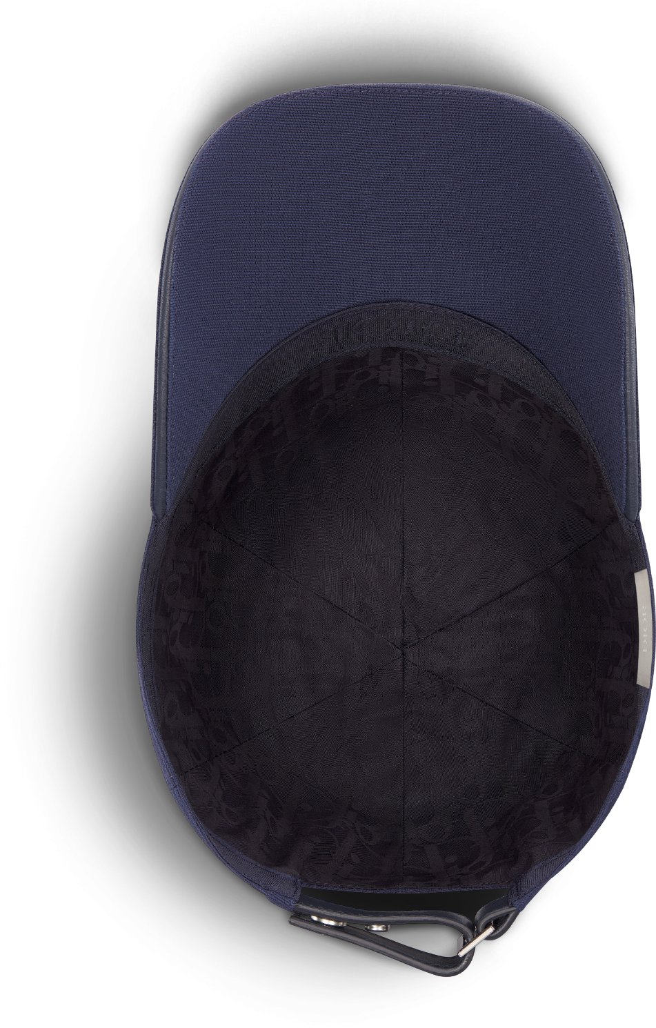 Christian Dior Couture Baseball Cap Navy Blue Cotton Canvas | DIOR